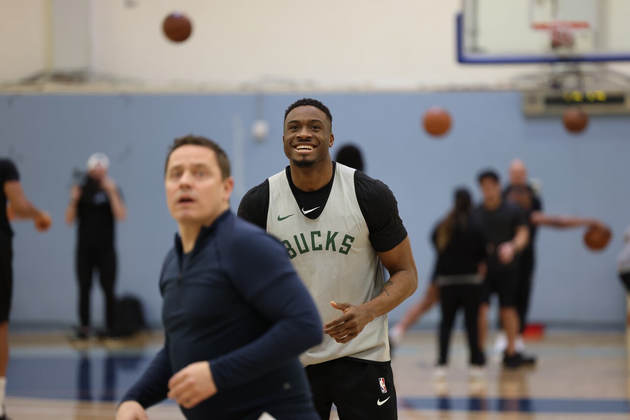 In Photos: Bucks Practice Ahead Of Lakers Game | Milwaukee Bucks