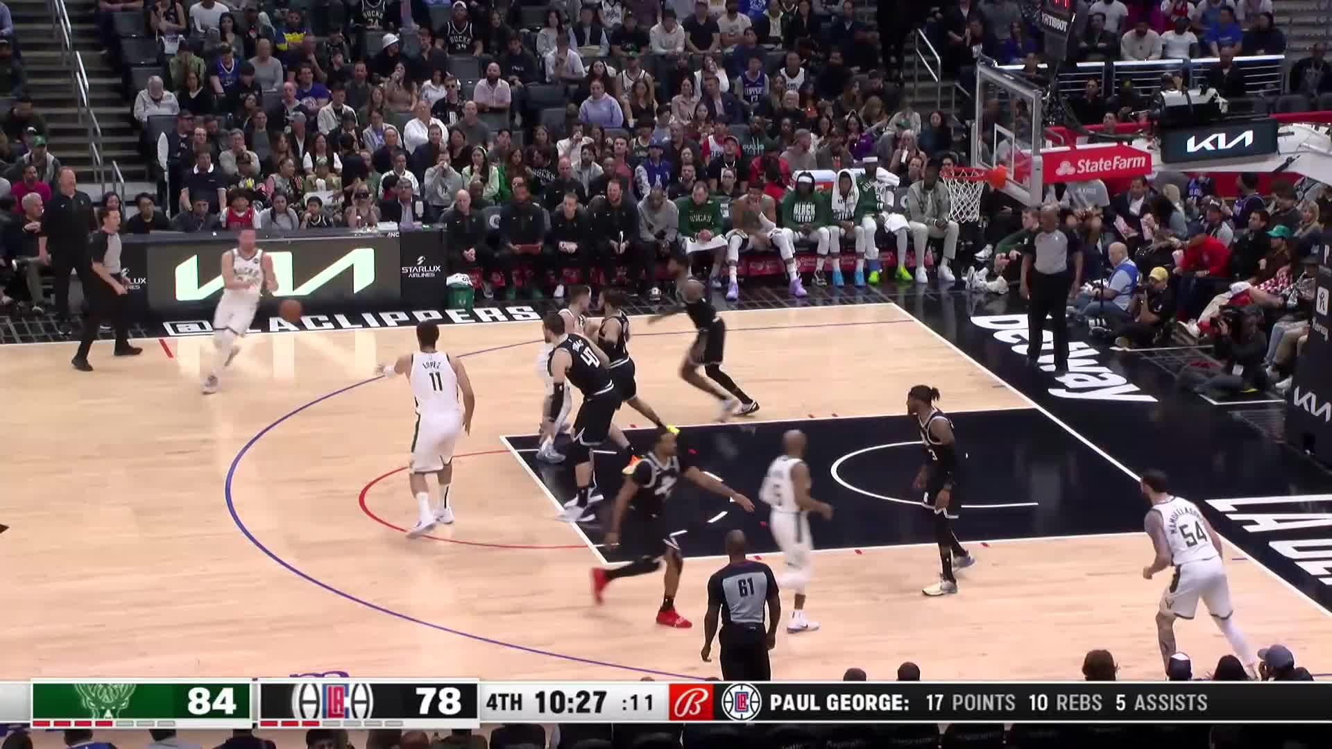 Pat Shows Off His Three Point Skills | Milwaukee Bucks