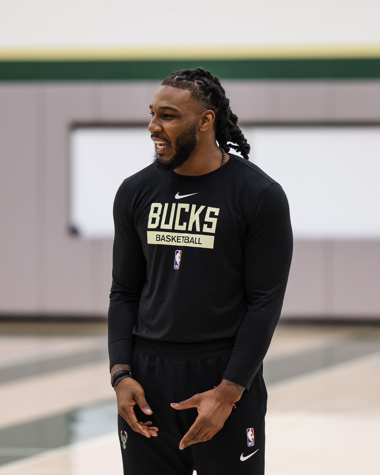 In Photos: Bucks Walk Through Ahead Of Game Two | Milwaukee Bucks