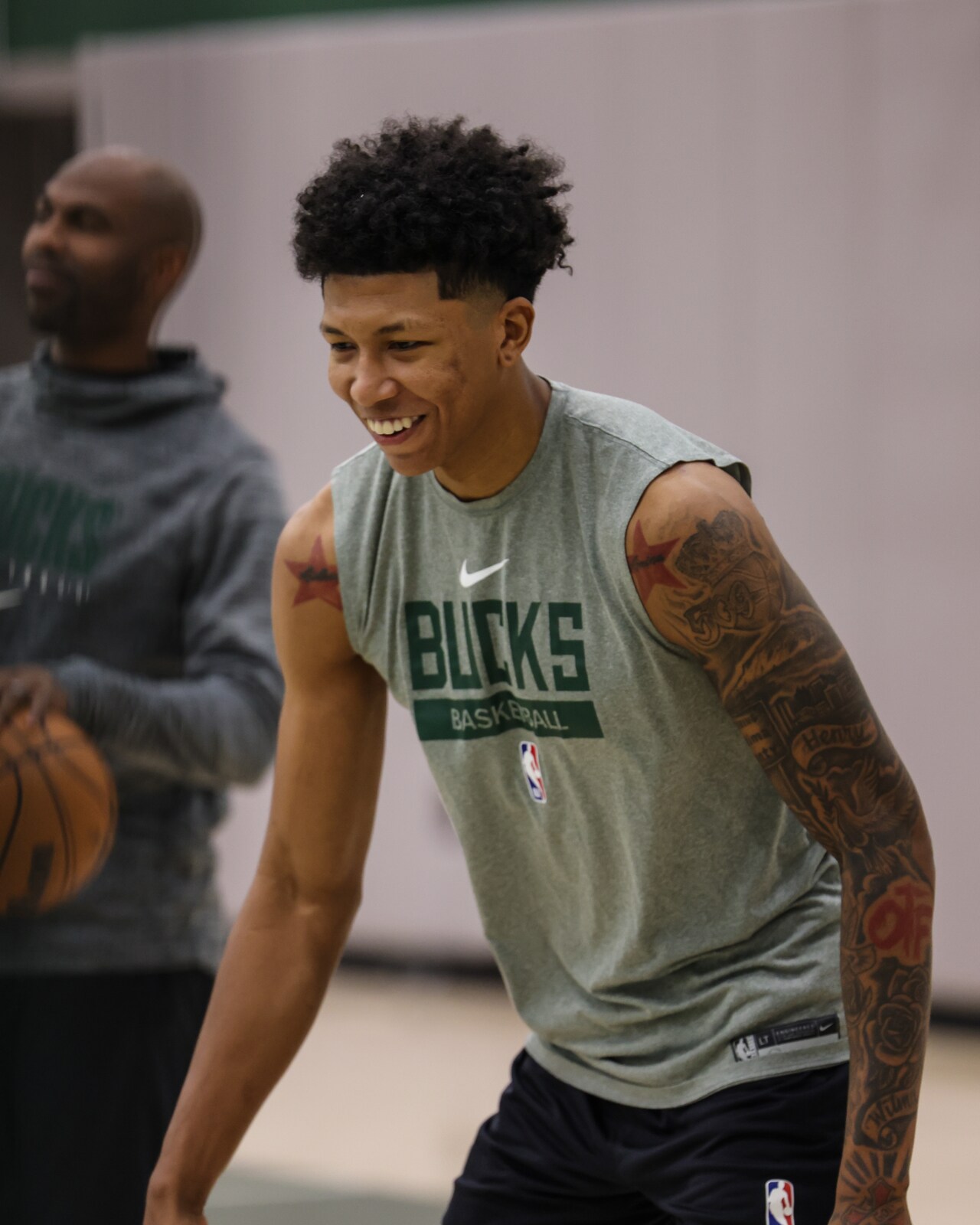 In Photos: Bucks Walk Through Ahead Of Game Two | Milwaukee Bucks