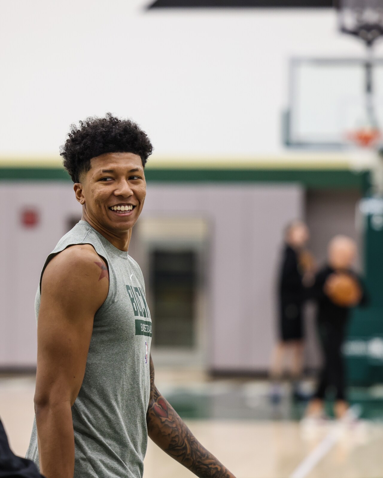 In Photos: Bucks Walk Through Ahead Of Game Two | Milwaukee Bucks