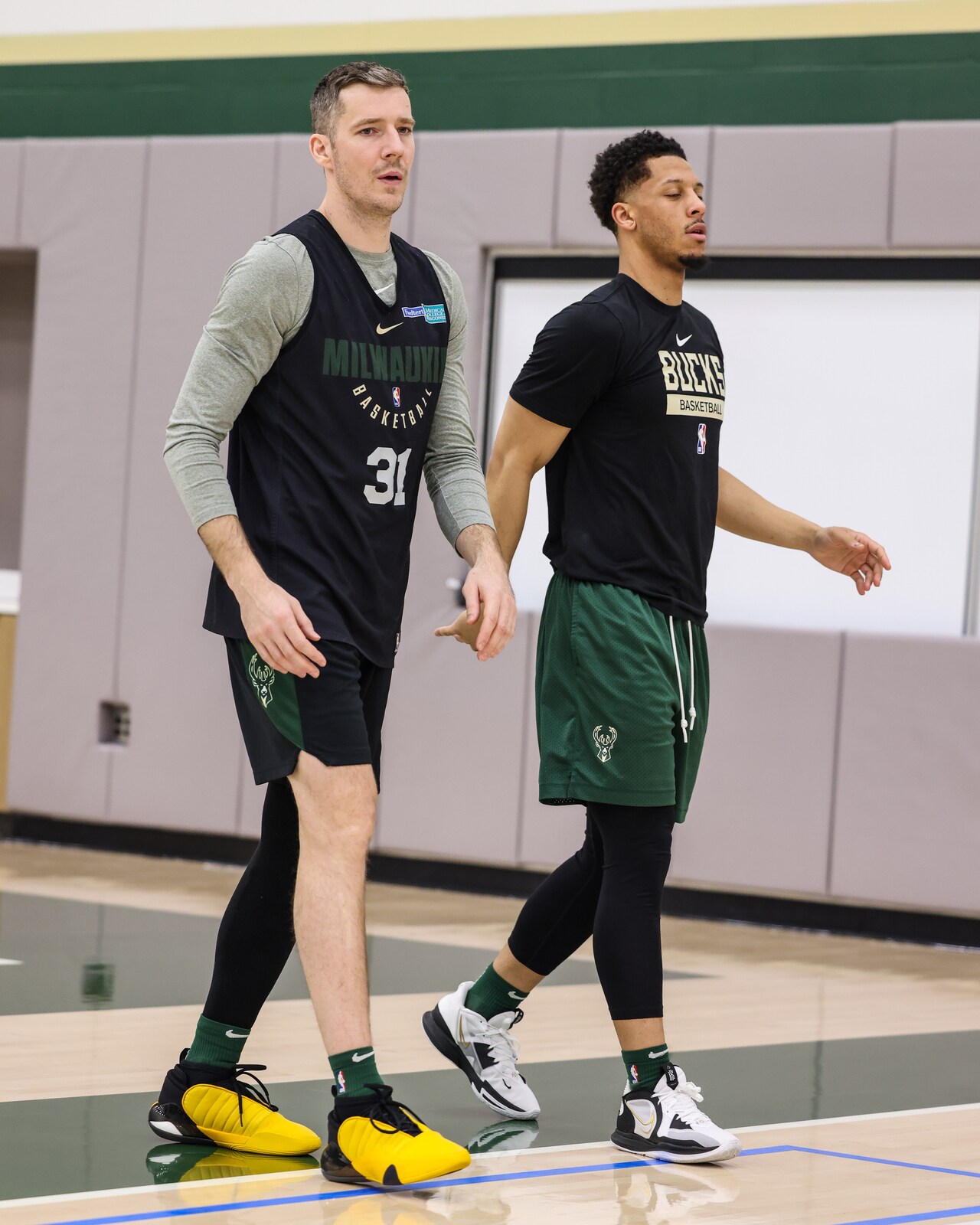 In Photos: Bucks Walk Through Ahead Of Game Two | Milwaukee Bucks