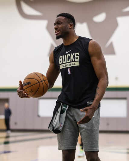 In Photos: Bucks Practice Before They Head To Miami | Milwaukee Bucks
