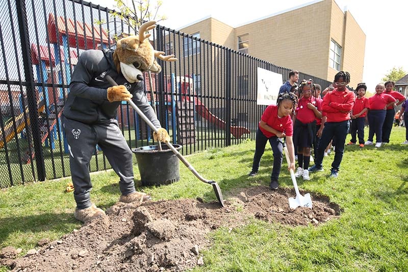 In Photos: ATC Trees For Threes - Milwaukee Prep | Milwaukee Bucks