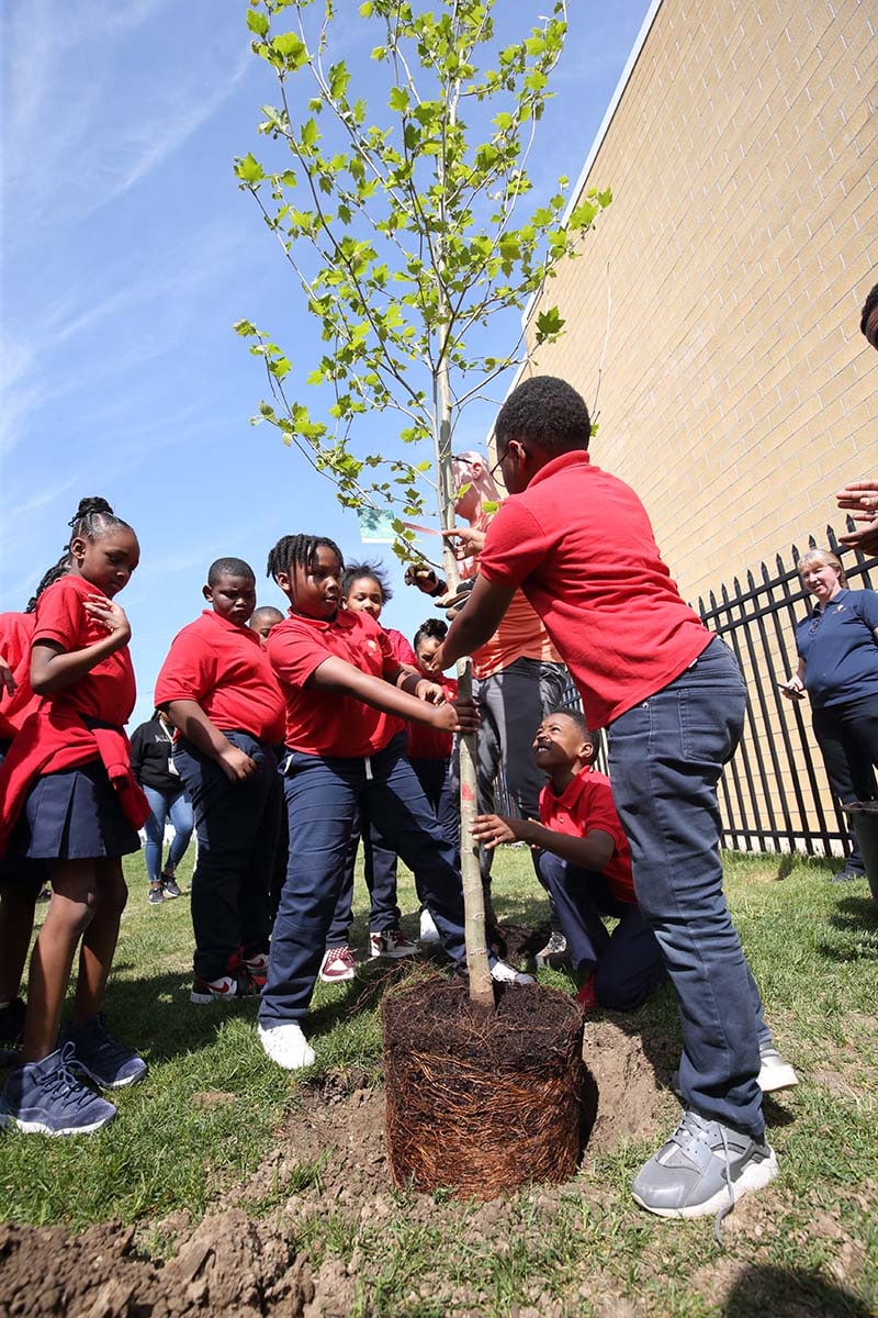 In Photos: ATC Trees For Threes - Milwaukee Prep | Milwaukee Bucks
