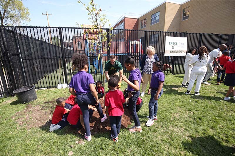 In Photos: ATC Trees For Threes - Milwaukee Prep | Milwaukee Bucks