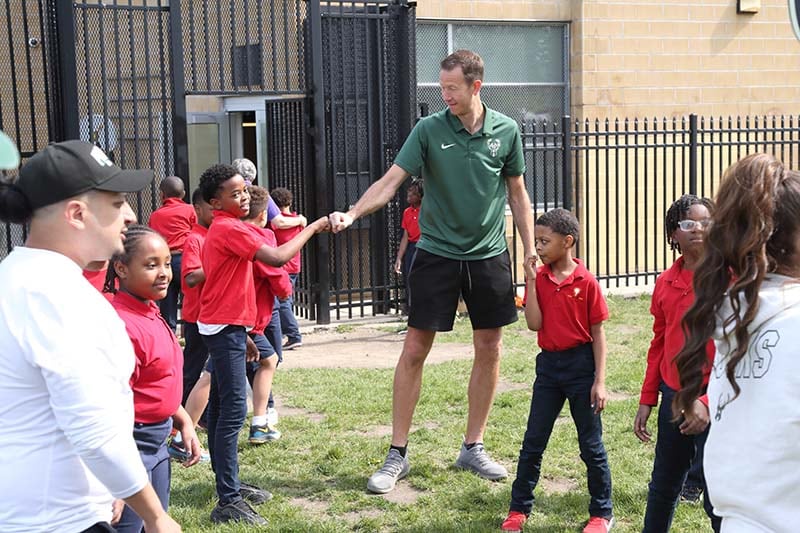 In Photos: ATC Trees For Threes - Milwaukee Prep | Milwaukee Bucks