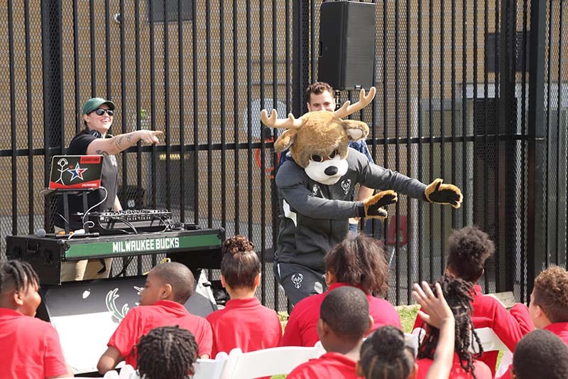 In Photos: ATC Trees For Threes - Milwaukee Prep | Milwaukee Bucks