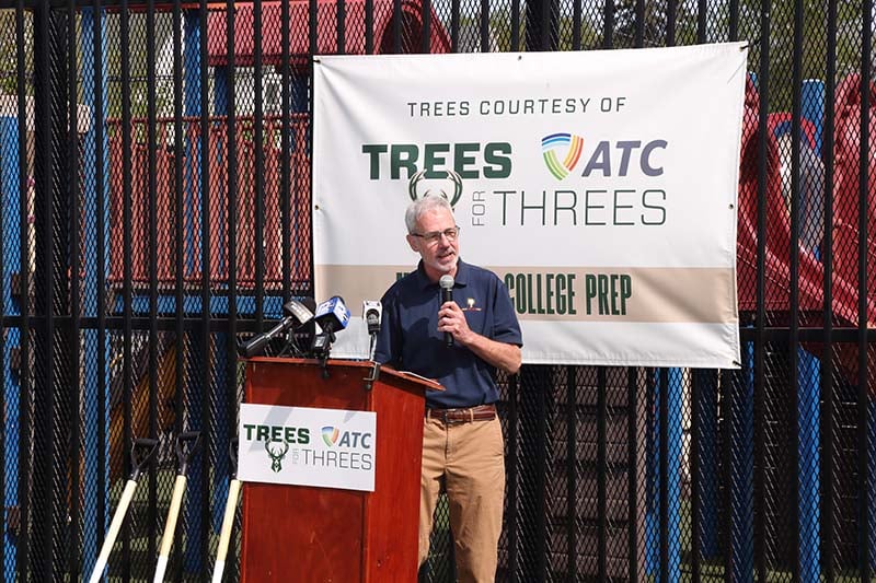 In Photos: ATC Trees For Threes - Milwaukee Prep | Milwaukee Bucks