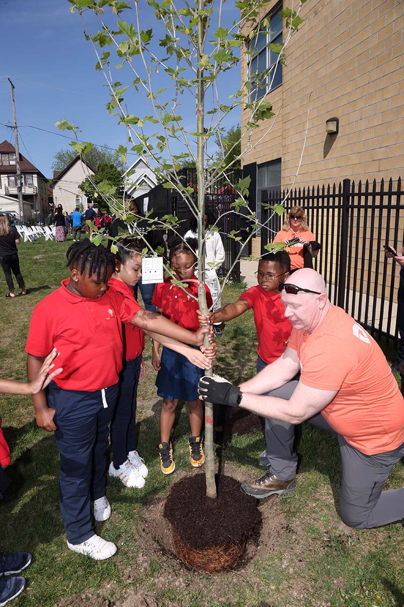 In Photos: ATC Trees For Threes - Milwaukee Prep | Milwaukee Bucks