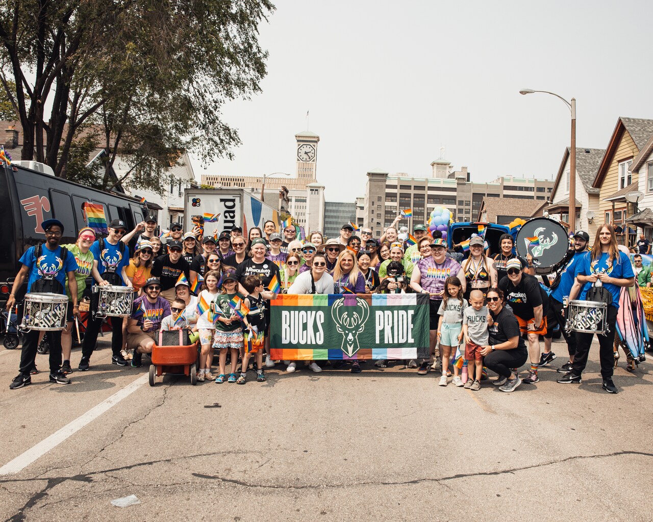 In Photos: Bucks Celebrate Pride Weekend In Milwaukee | Milwaukee Bucks