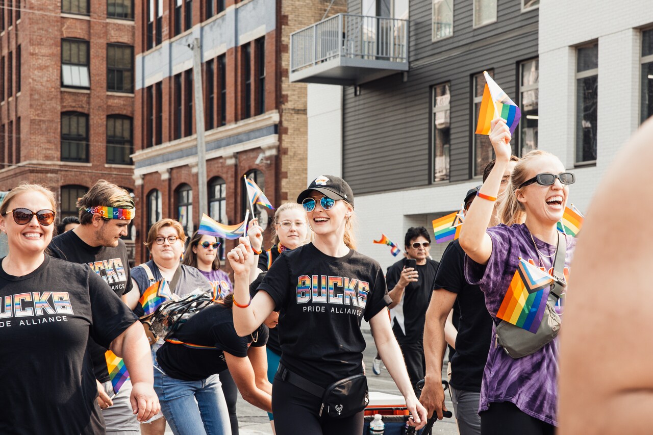In Photos: Bucks Celebrate Pride Weekend In Milwaukee | Milwaukee Bucks