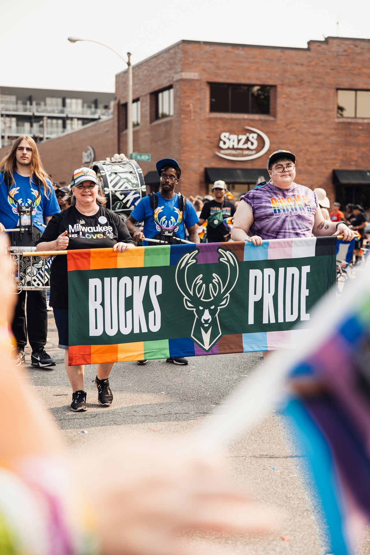 In Photos: Bucks Celebrate Pride Weekend In Milwaukee | Milwaukee Bucks