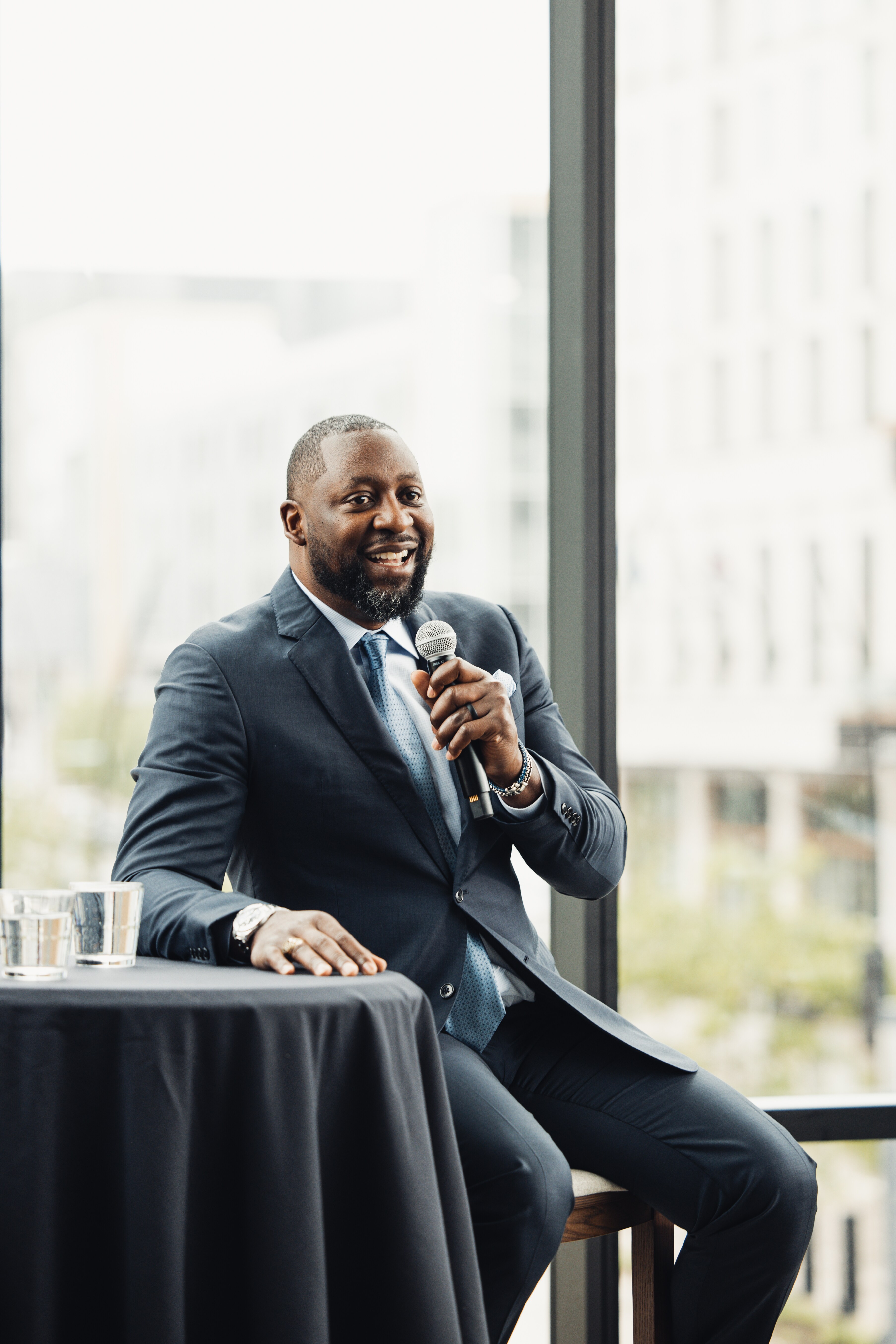 In Photos: Adrian Griffin's Introductory Press Conference Photo Gallery ...