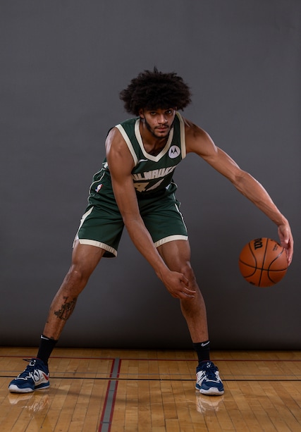 In Photos: Andre Jackson Jr. Rookie Photo Shoot | Milwaukee Bucks
