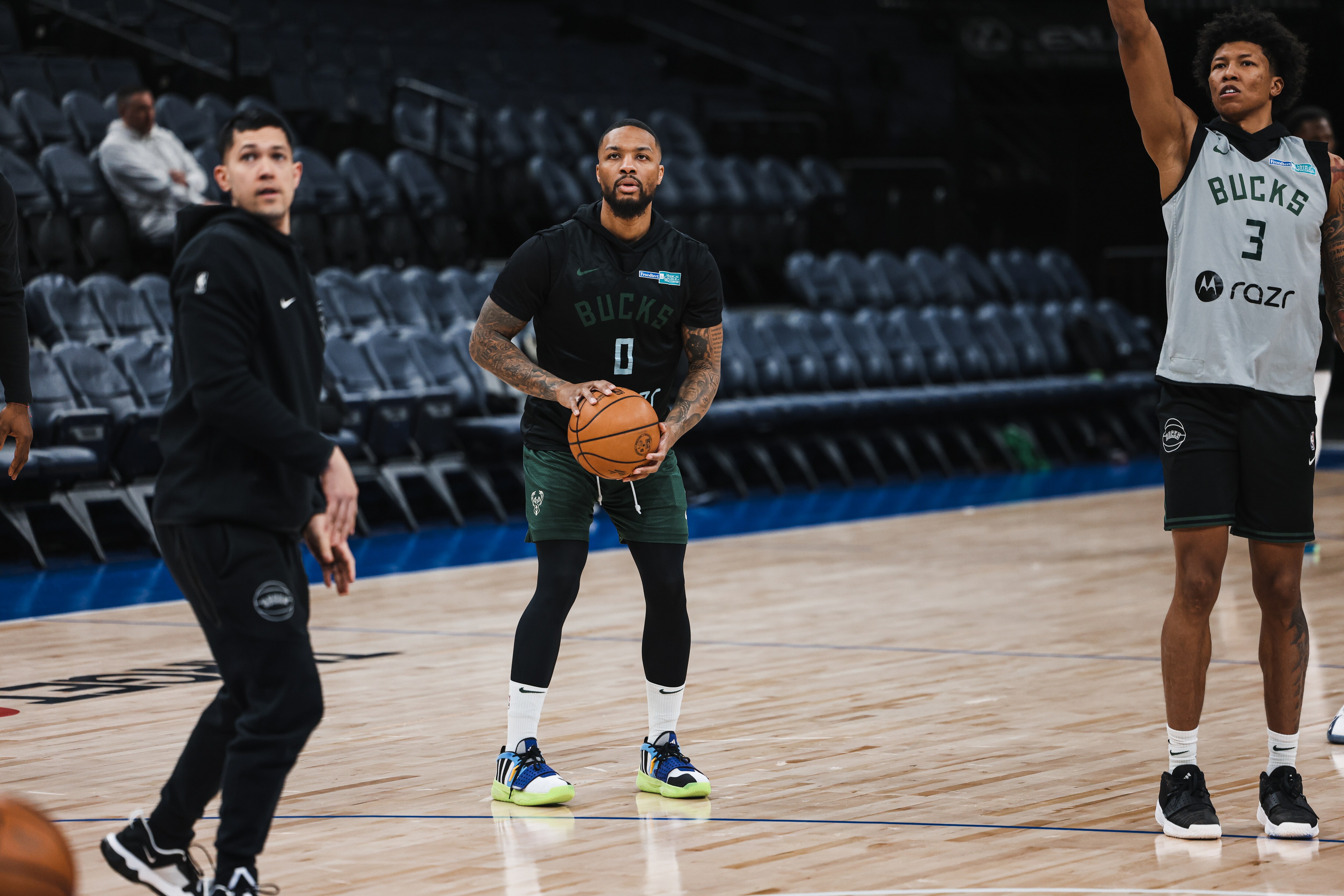 In Photos: Bucks shootaround in Minnesota | 2.23.24 Photo Gallery | NBA.com