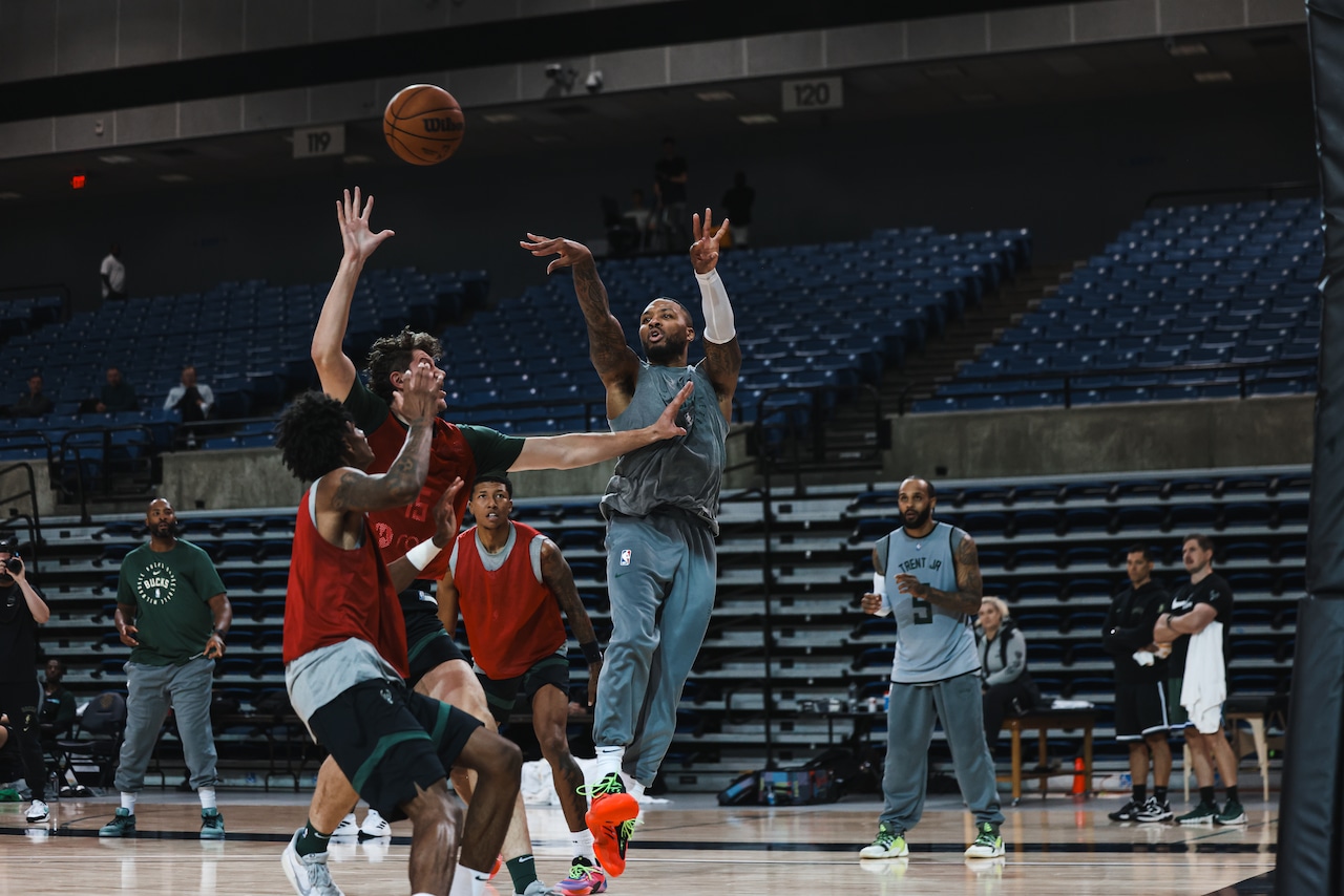 In Photos: Bucks Training Camp practice at UC Irvine | 10.3.24 | Milwaukee Bucks