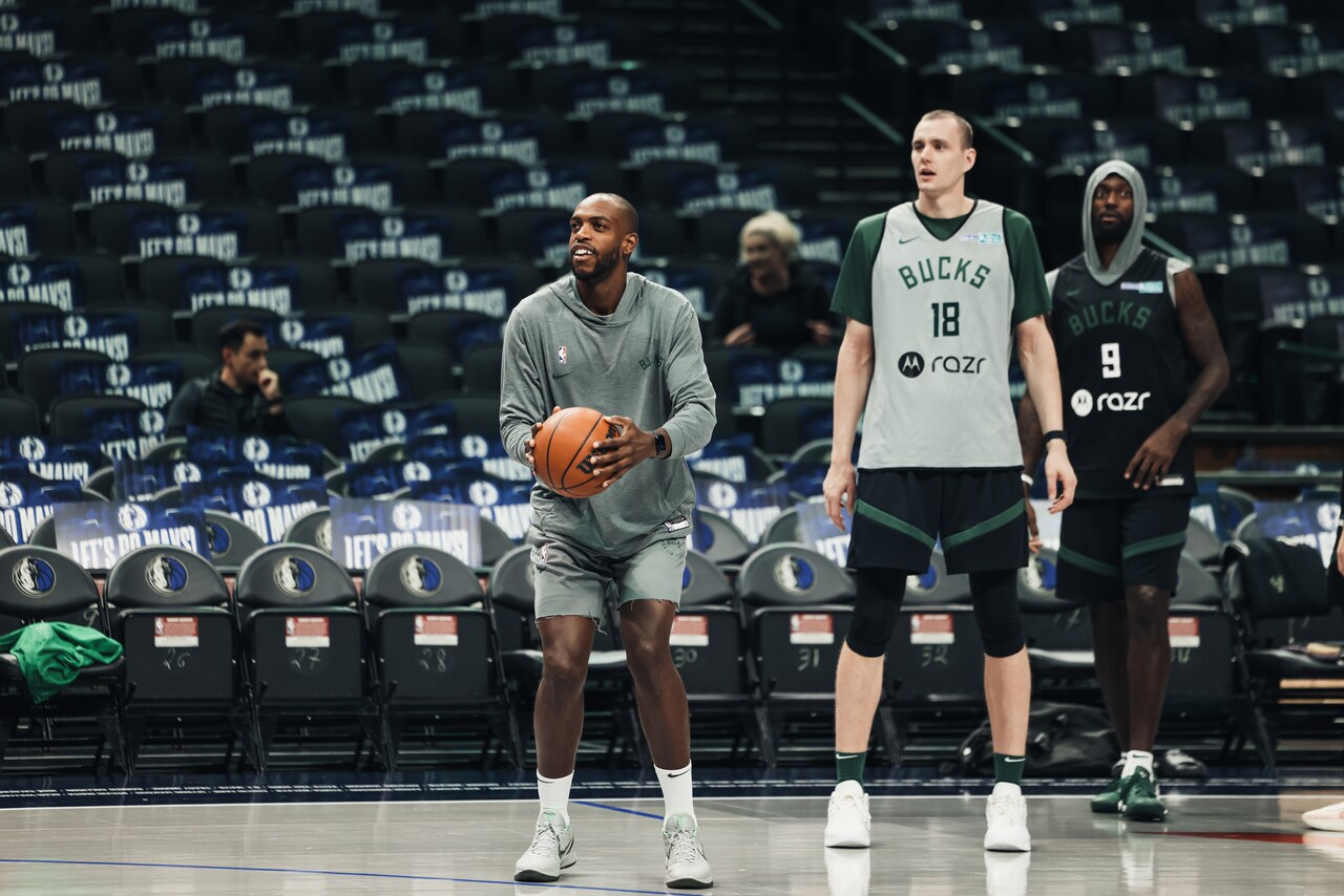 In Photos: Bucks shootaround in Dallas | 10.17.24 | Milwaukee Bucks