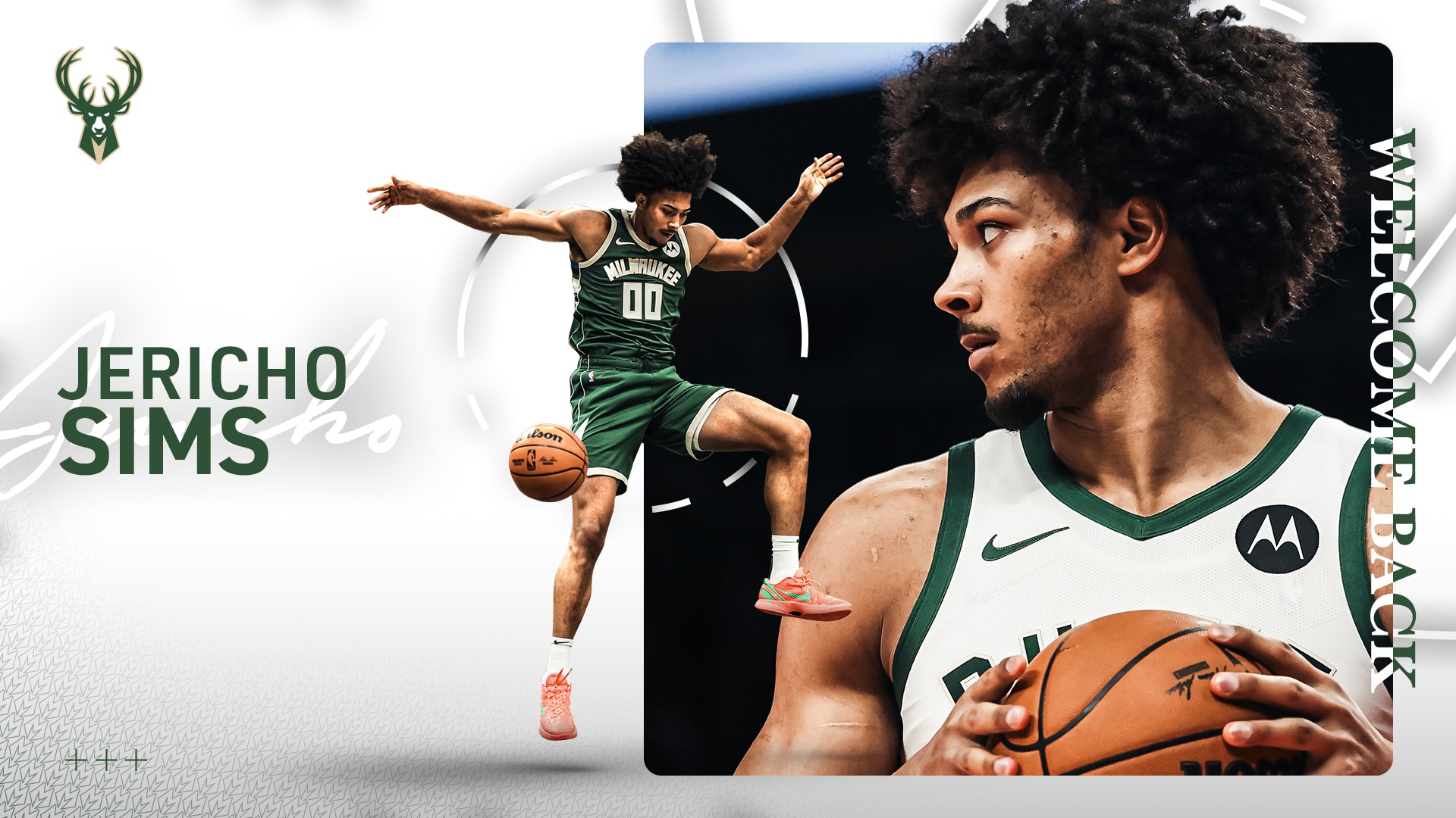 Milwaukee Bucks Re-Sign Jericho Sims | Milwaukee Bucks