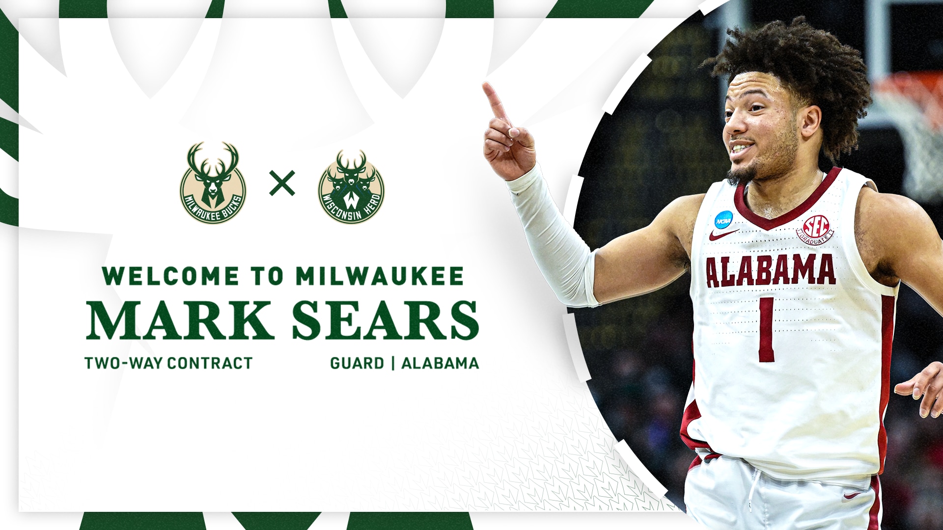 Milwaukee Bucks Sign Mark Sears To Two-Way Contract | Milwaukee Bucks