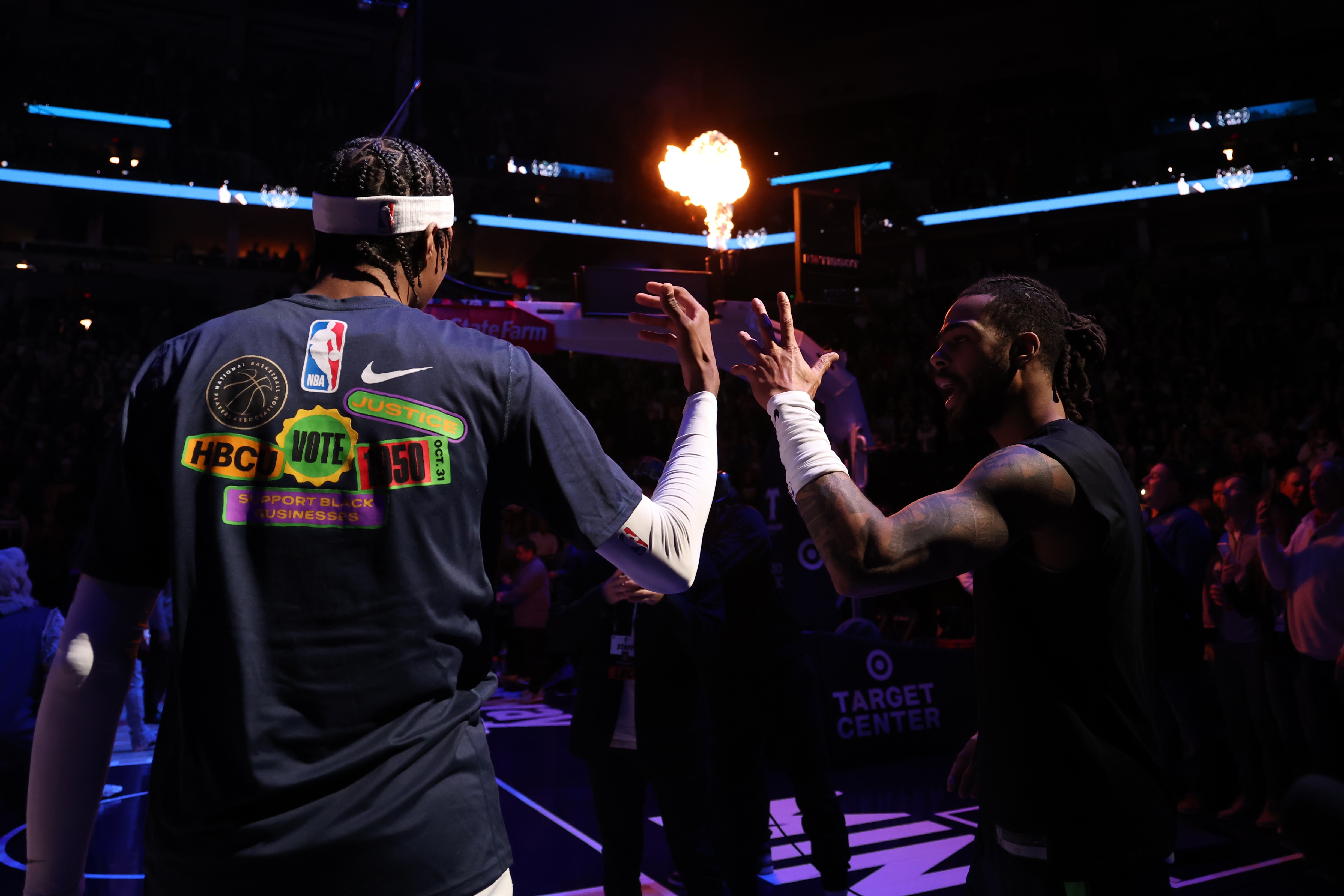 Wolves Pics: OT WIN Over Warriors | 02.01.23 Photo Gallery