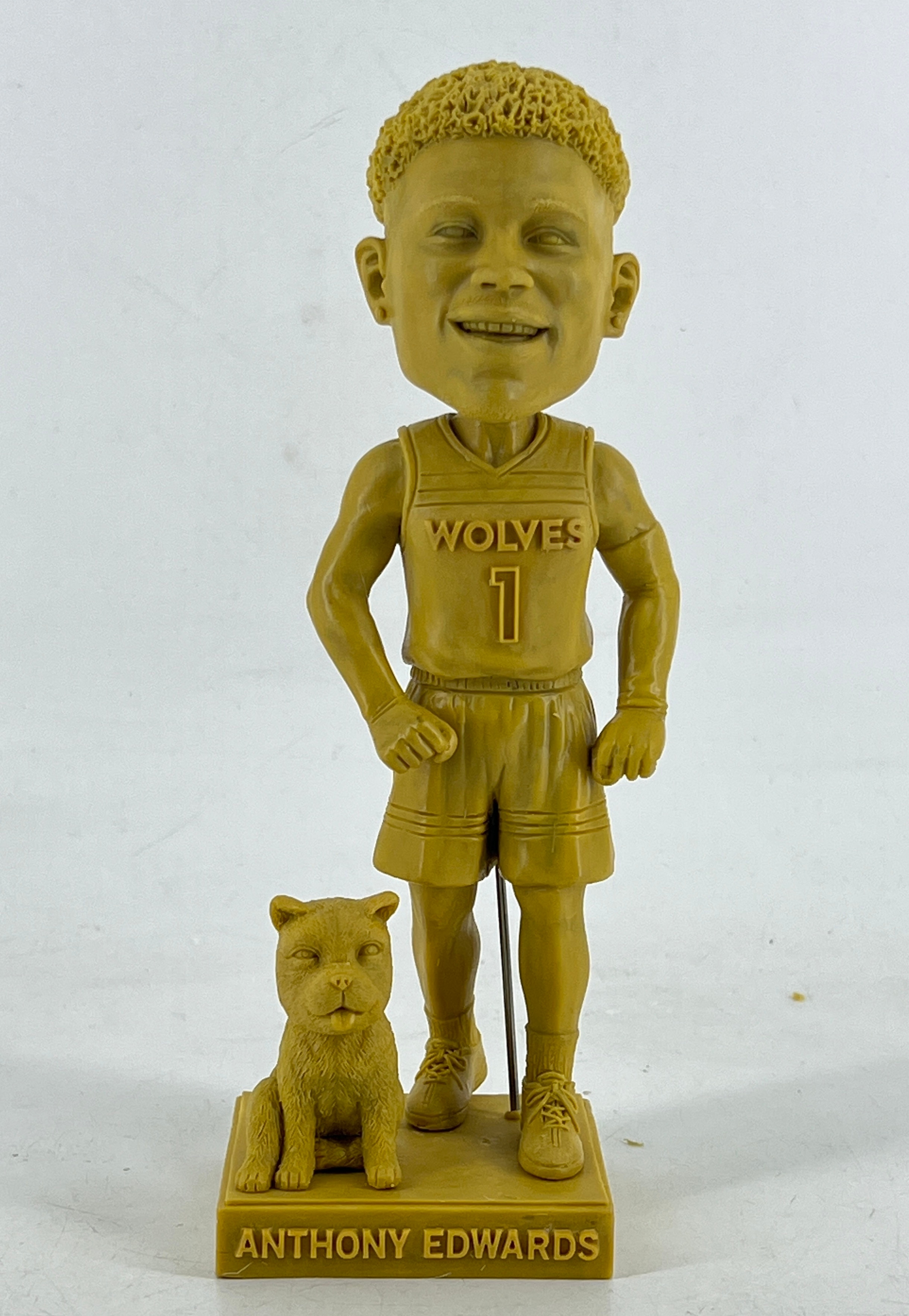 Here's how the Anthony Edwards and Ant Jr. bobblehead got made