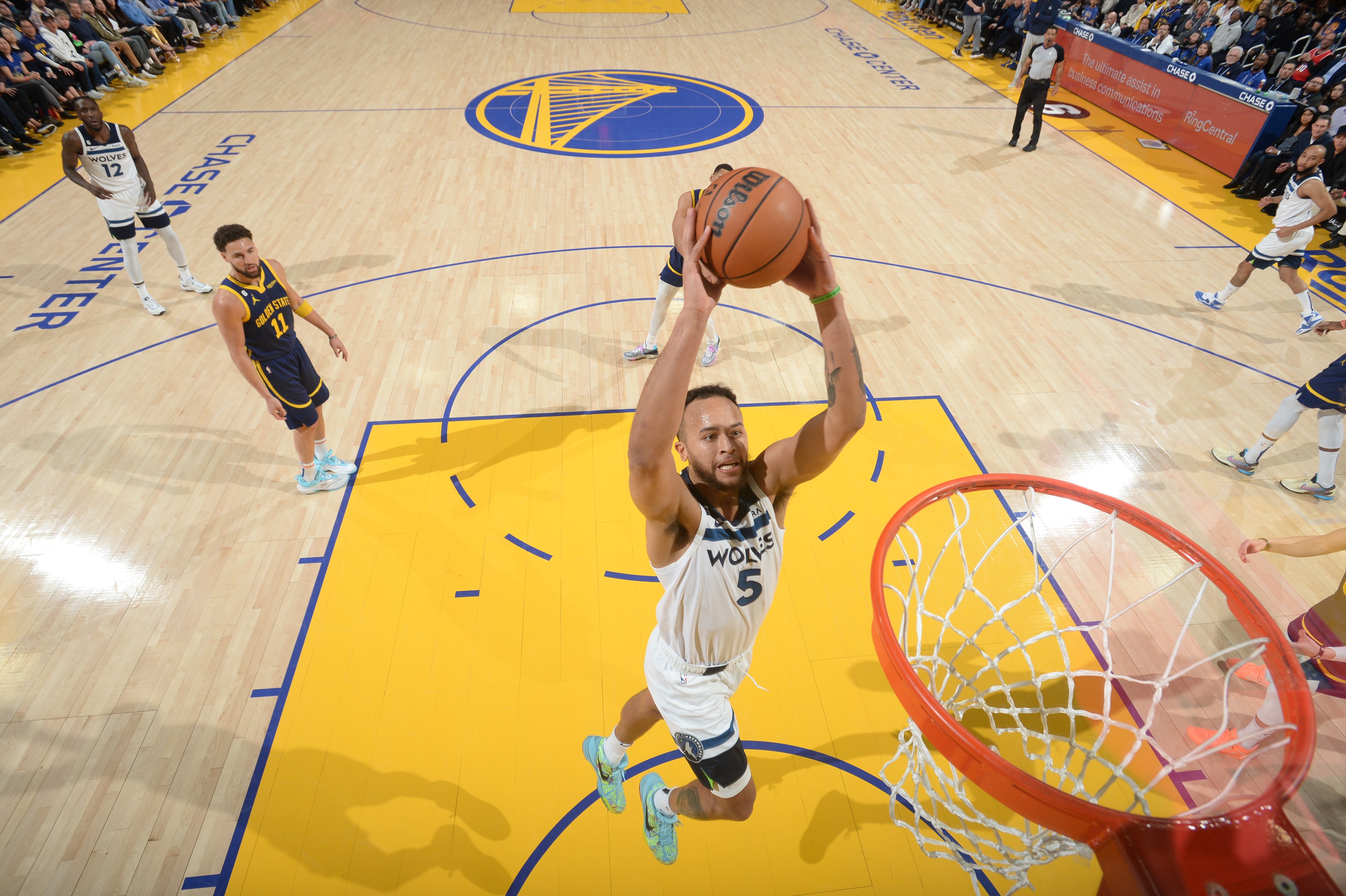 Wolves Pics: Victory Over Warriors | 03.26.23 Photo Gallery | NBA.com