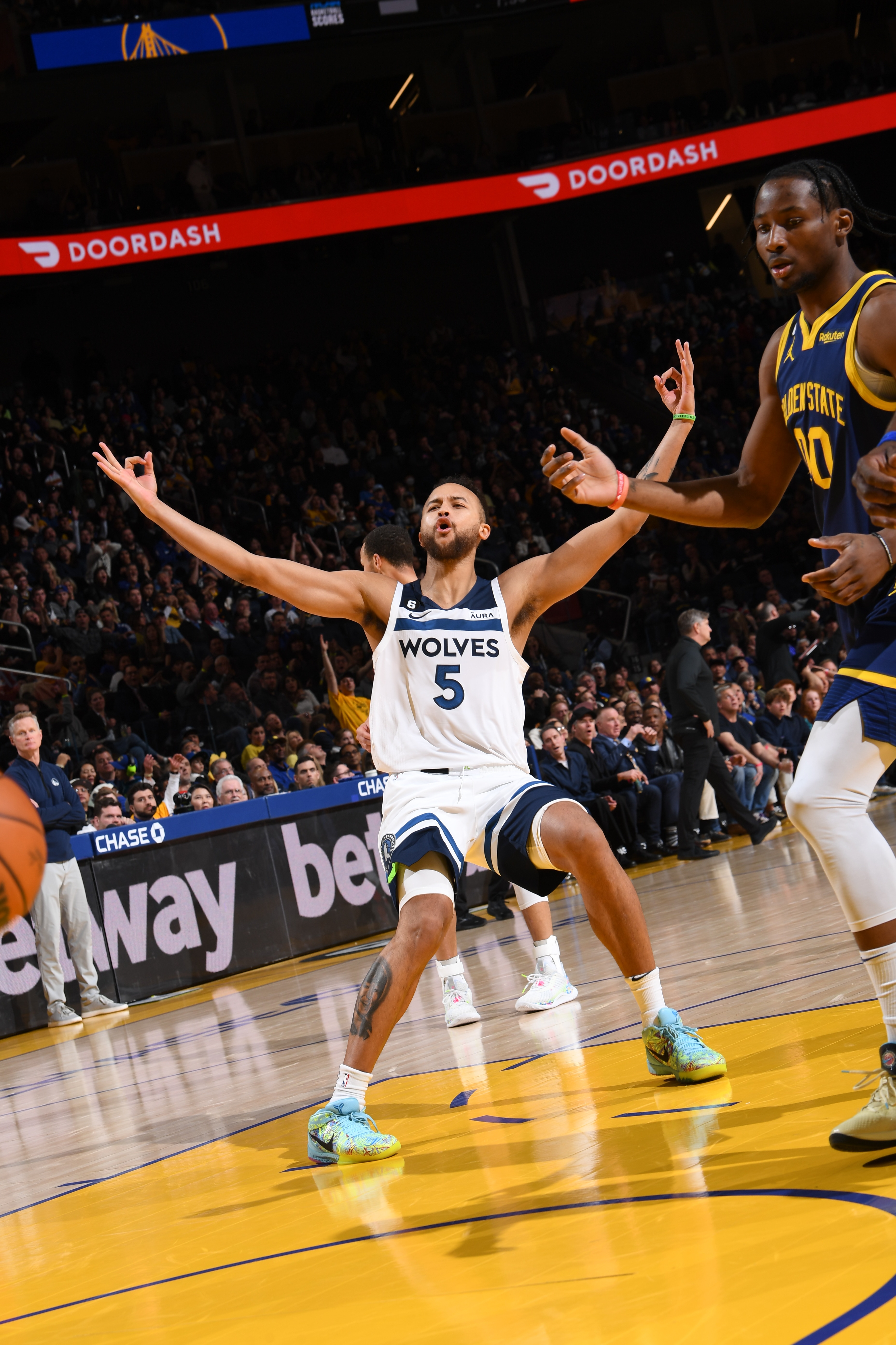 Wolves Pics: Victory Over Warriors | 03.26.23 Photo Gallery | NBA.com
