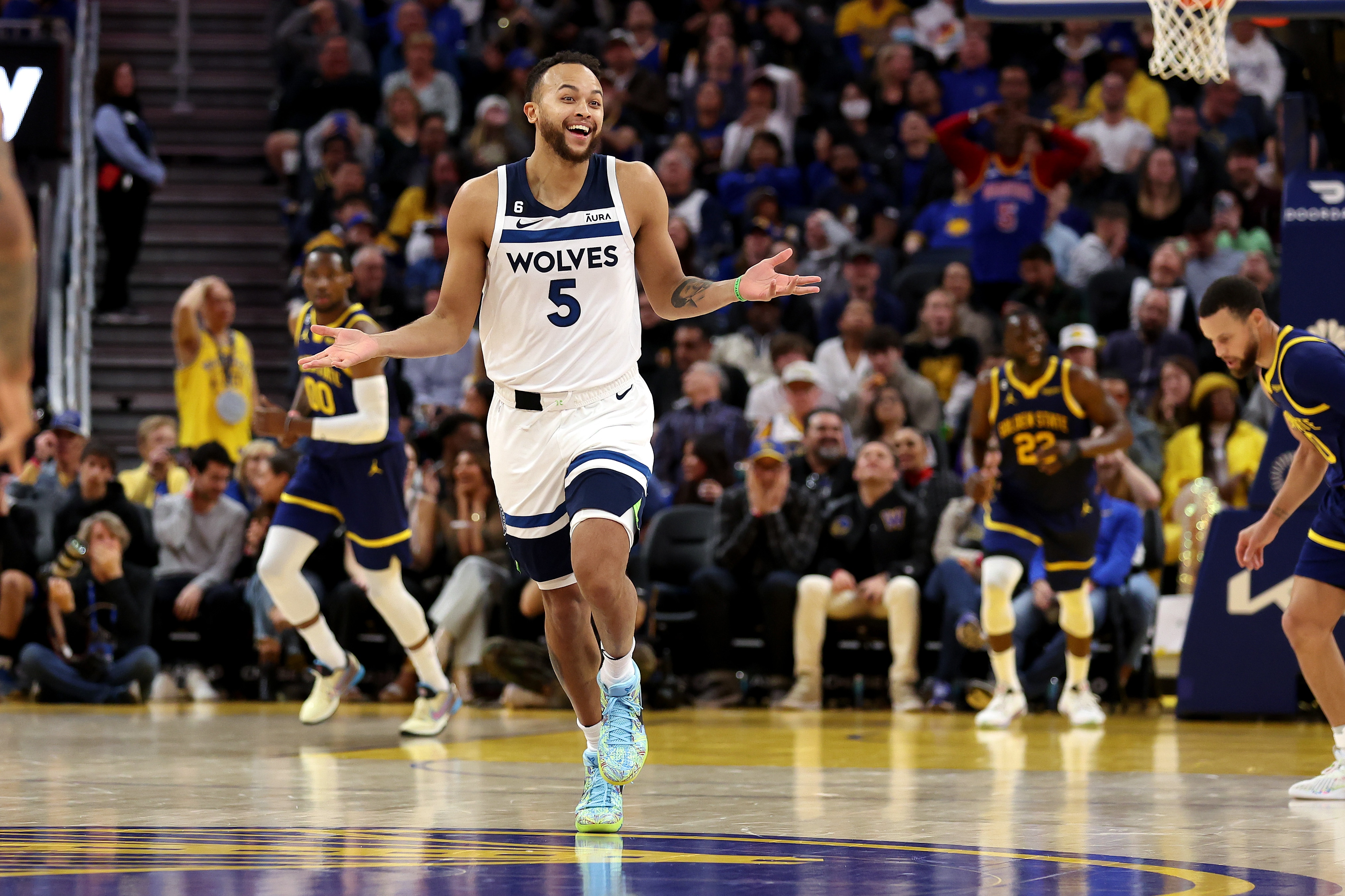 Wolves Pics: Victory Over Warriors | 03.26.23 Photo Gallery | NBA.com