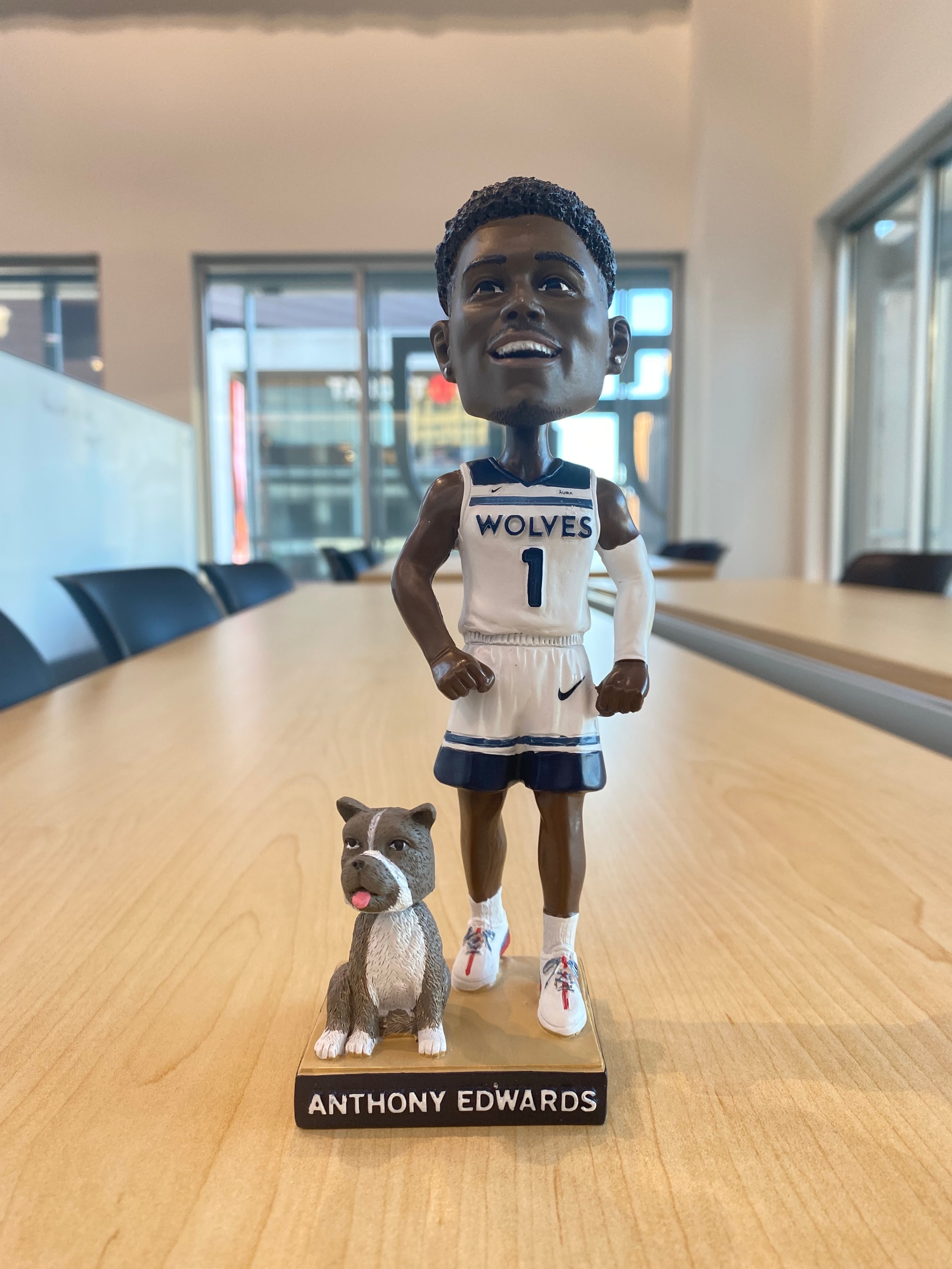 Here's how the Anthony Edwards and Ant Jr. bobblehead got made | NBA.com