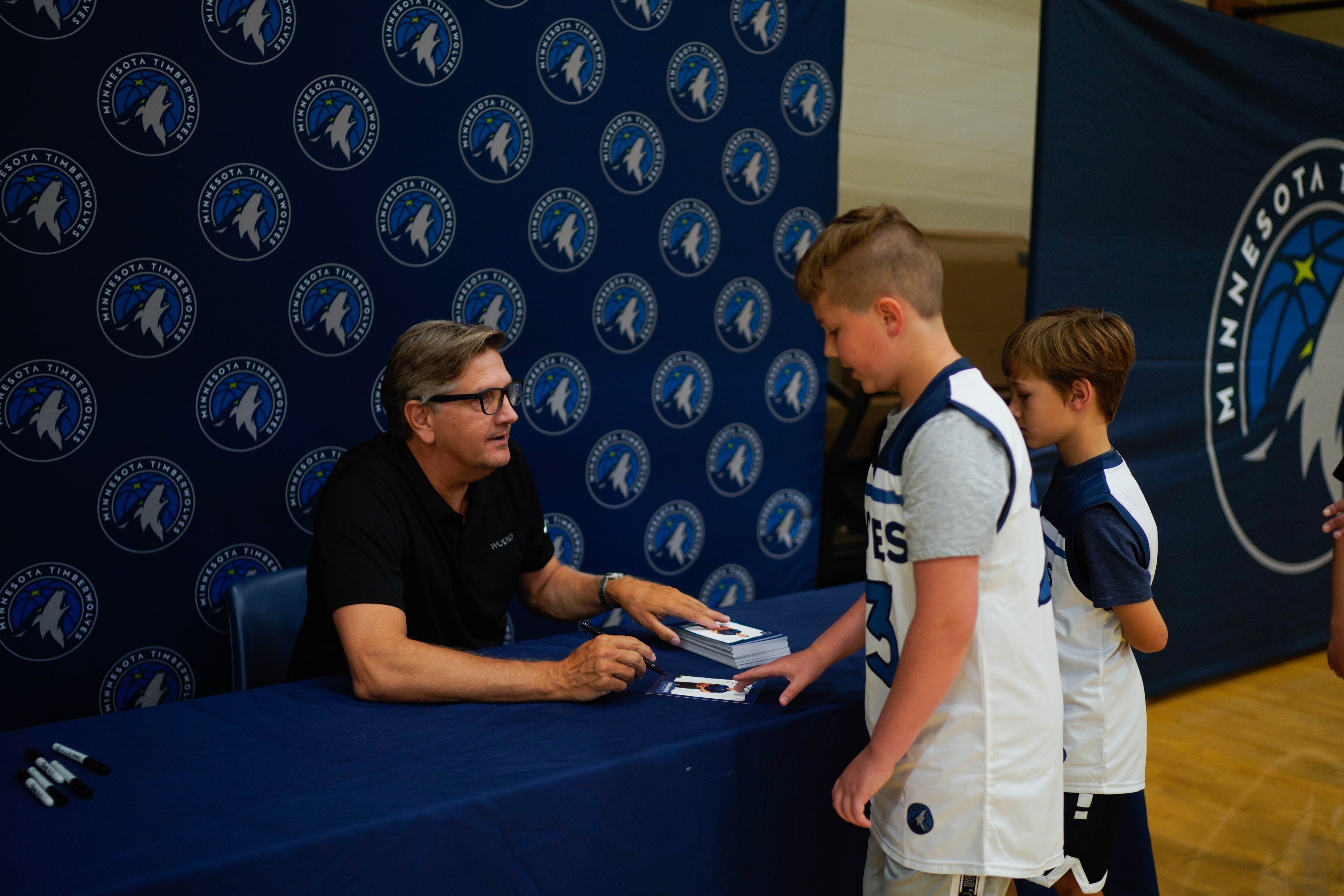 Wolves Pics: Chris Finch Attends Wolves & Lynx Basketball Academy ...
