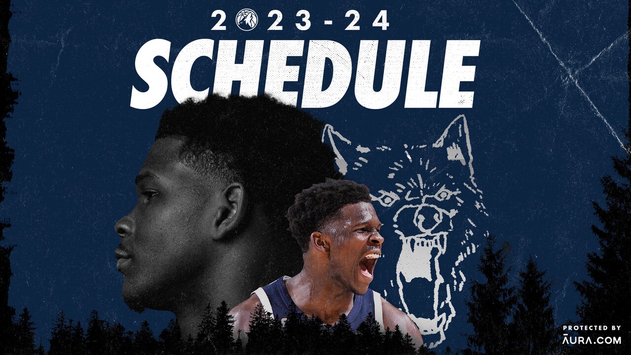 Timberwolves Announce 2023-24 Regular Season Schedule | Minnesota ...