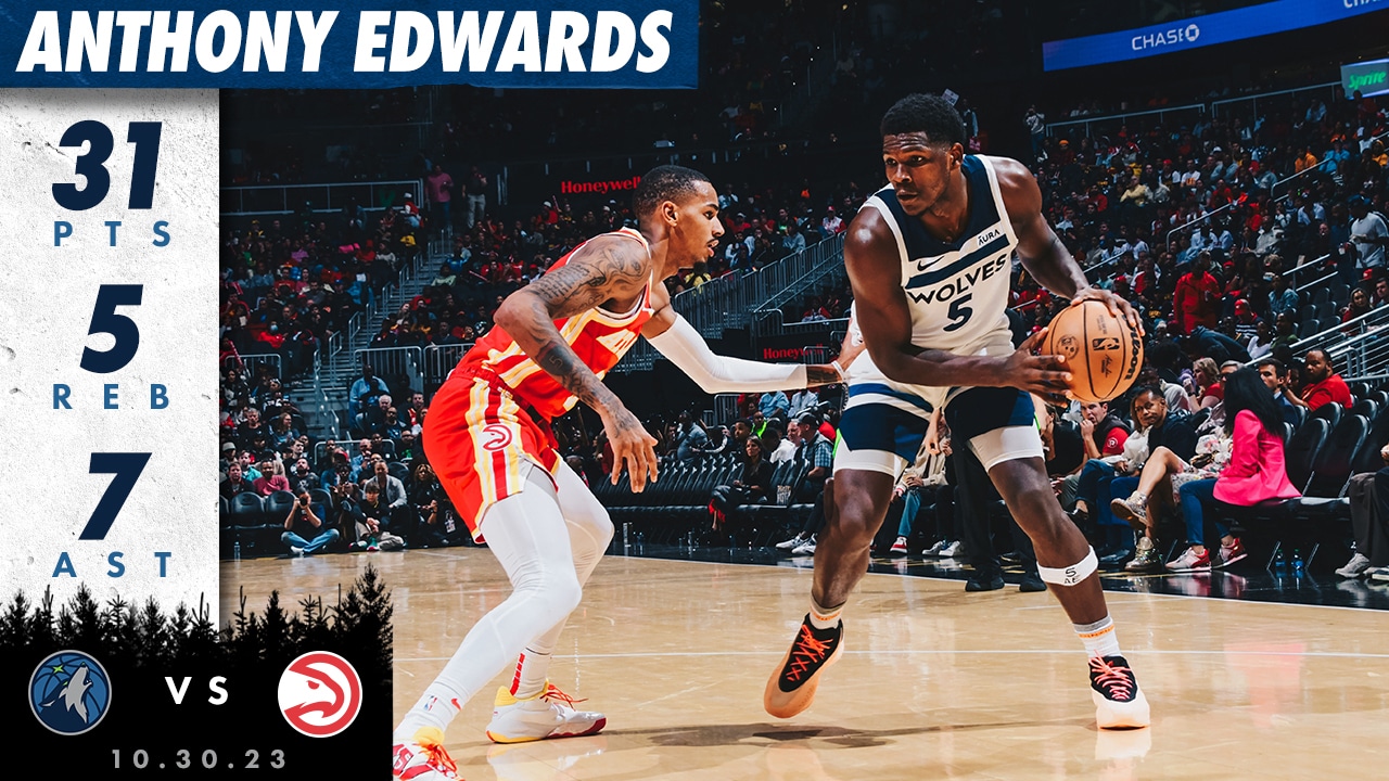 Minnesota Timberwolves vs Atlanta Hawks Oct 30, 2023 Game Summary | NBA.com