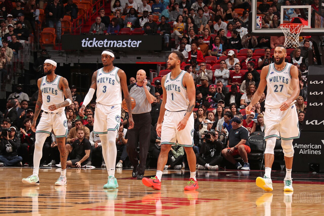 Wolves Pics: Wolves Defeat Heat | 12.18.23 Photo Gallery | NBA.com