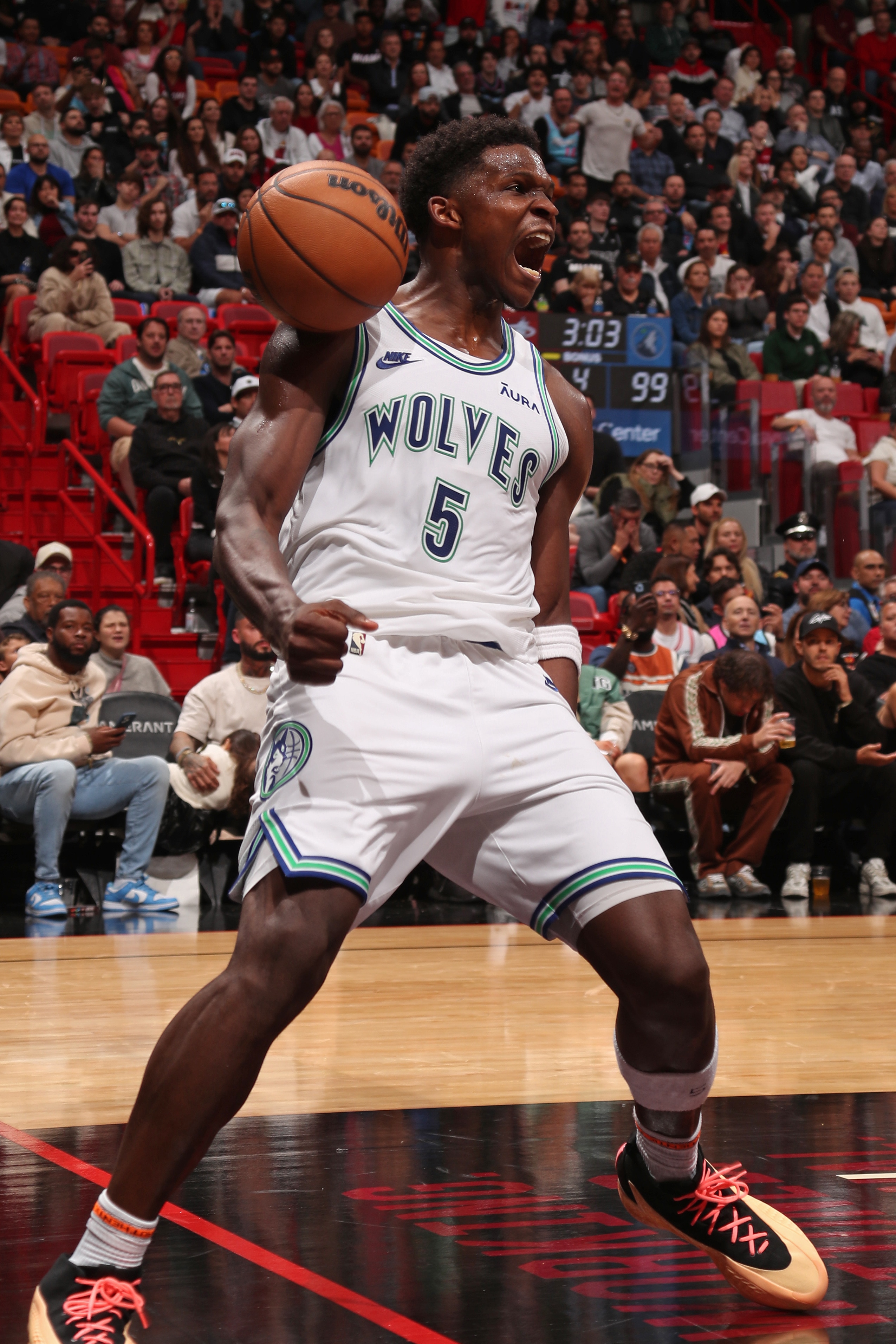 Wolves Pics: Wolves Defeat Heat | 12.18.23 Photo Gallery | NBA.com