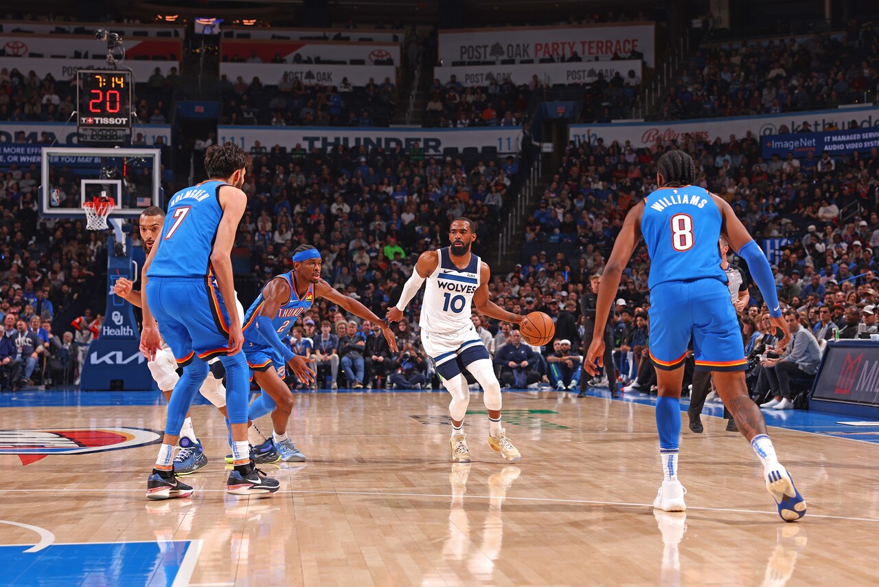Wolves Pics: Wolves Fall To Thunder | 12.26.23 Photo Gallery | NBA.com