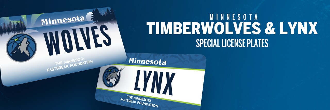 Special License Plates | Minnesota Timberwolves