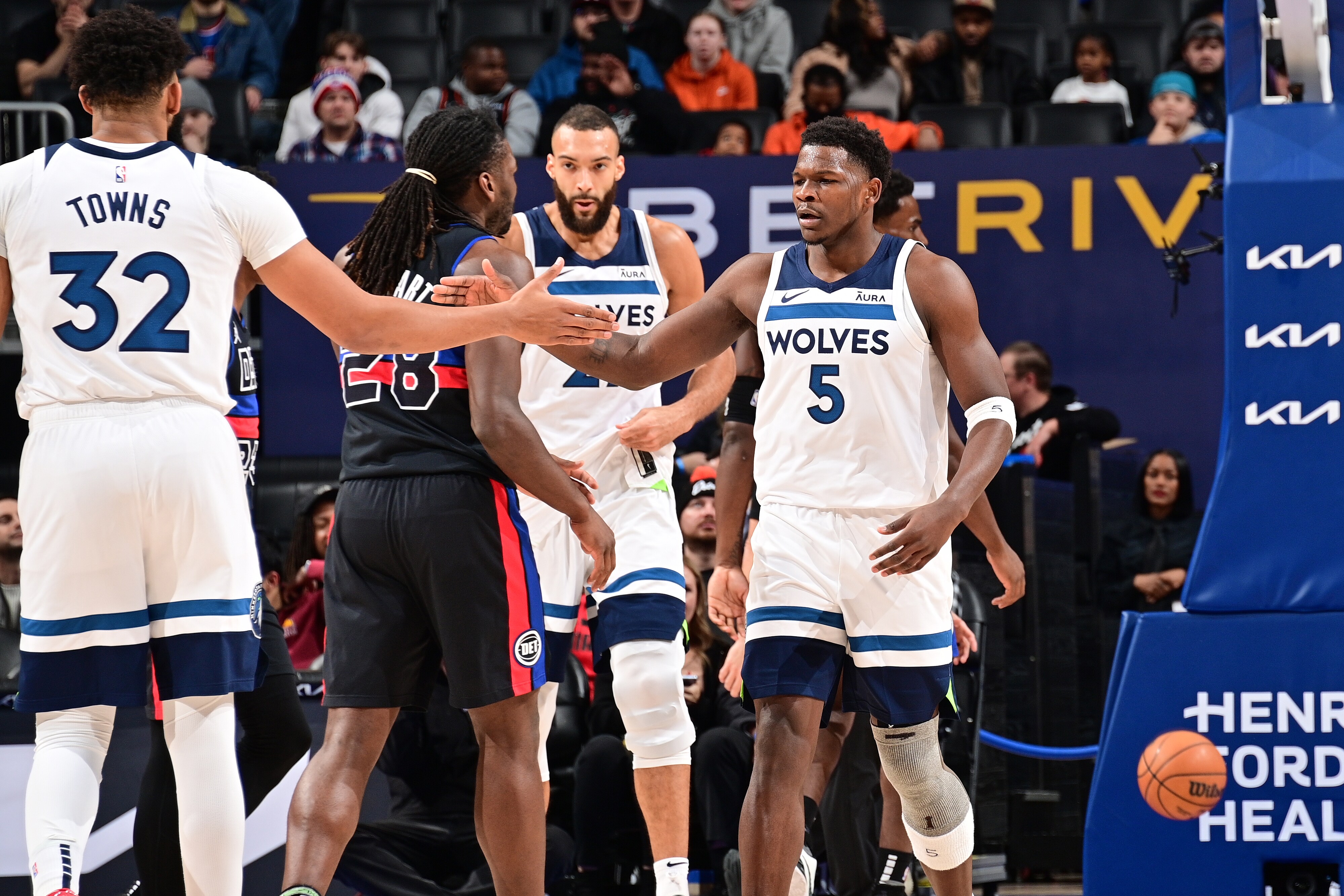 Wolves Pics: Wolves Beat Pistons | 01.17.24 Photo Gallery | NBA.com