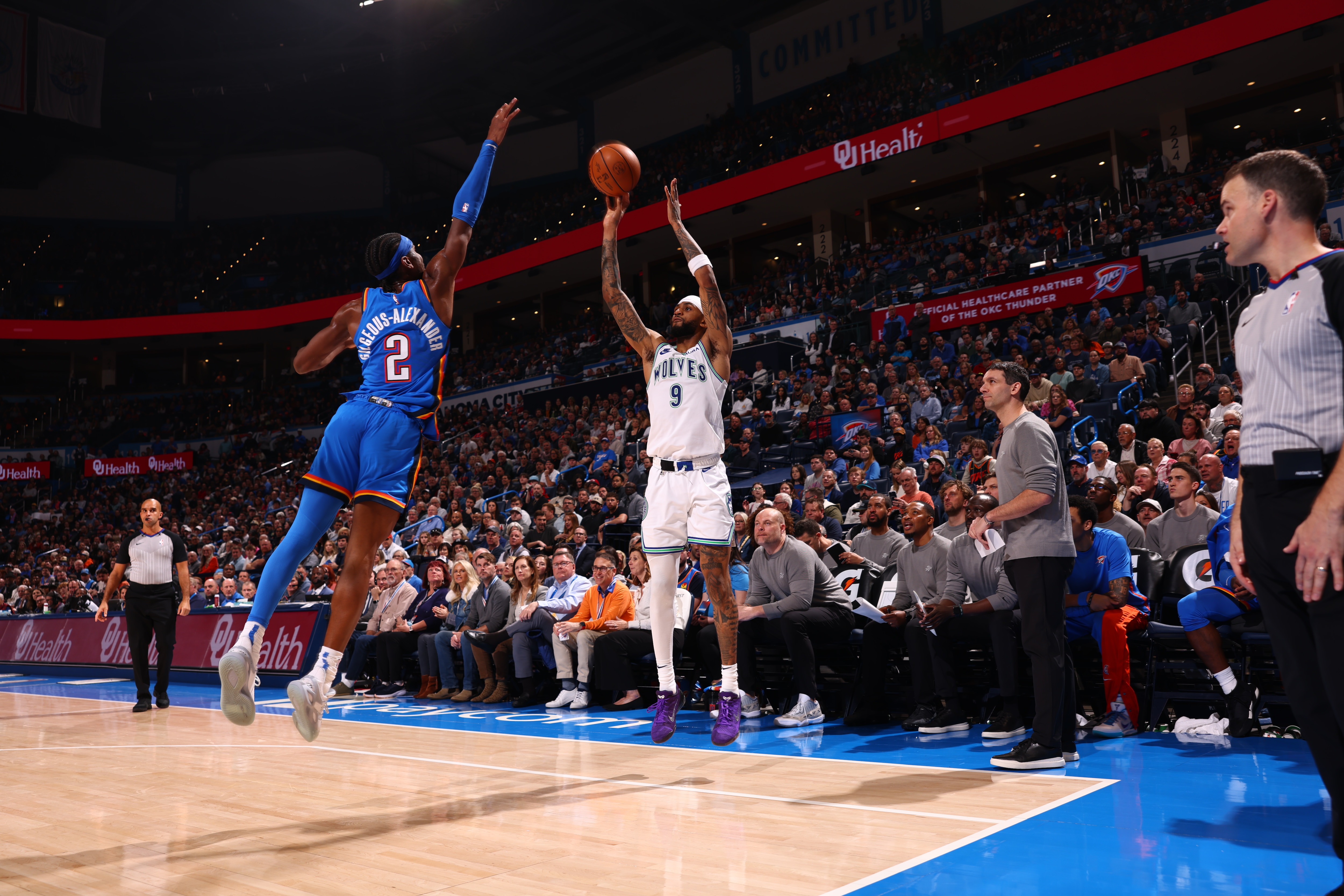 Wolves Pics: Wolves Beat Thunder | 01.29.24 Photo Gallery | NBA.com
