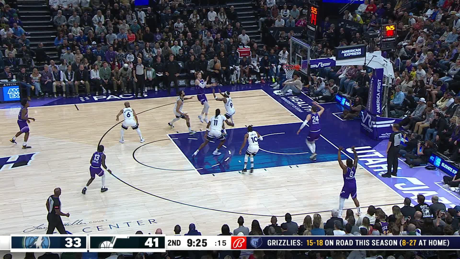 3-pointer by Nickeil Alexander-Walker | Minnesota Timberwolves