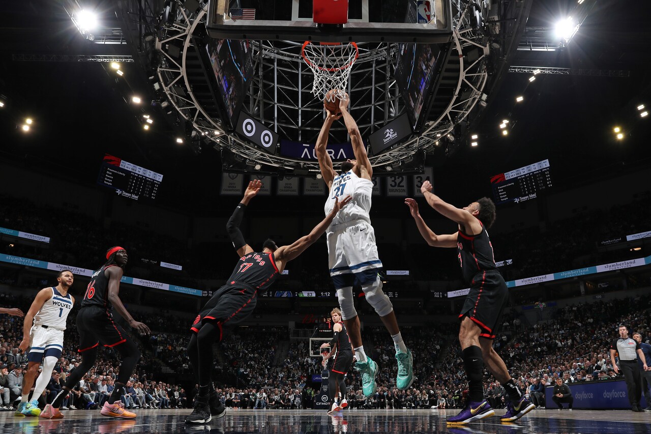 Wolves Pics: Wolves Defeat Raptors | 04.03.24 Photo Gallery | NBA.com