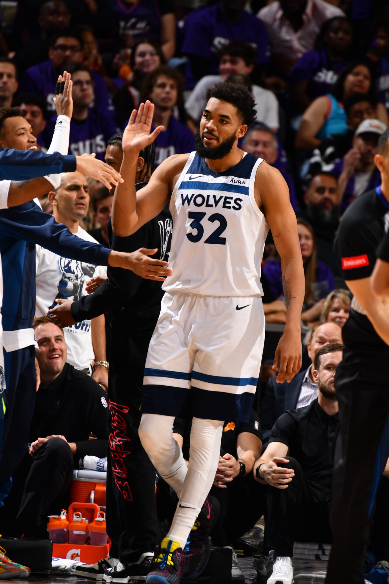 Wolves Pics: Wolves Defeat Suns In GAME 4 To SWEEP SERIES | 04.28.24 ...