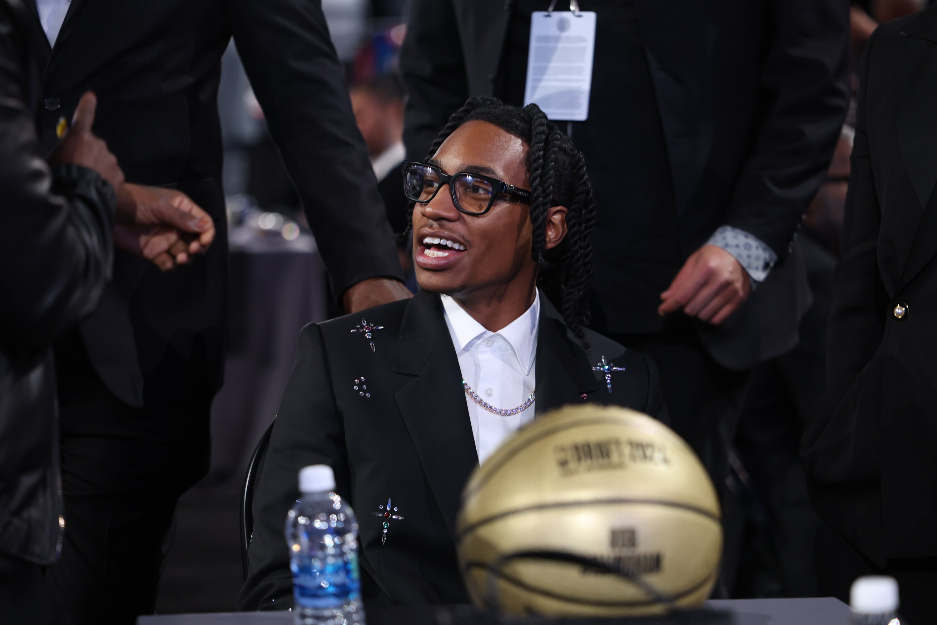 Wolves Pics: Rob Dillingham At 2024 NBA Draft Photo Gallery | NBA.com
