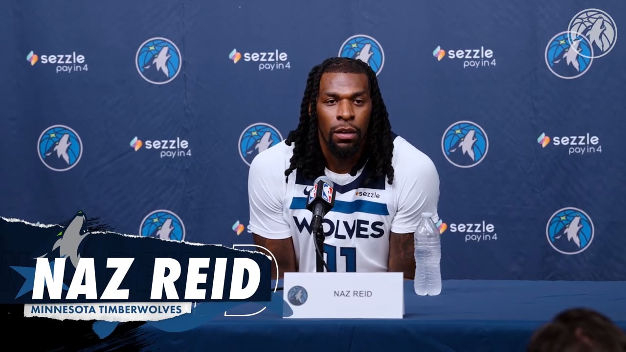 Naz Reid 2024 Wolves Media Day Press Conference | 09.30.24 | Minnesota ...
