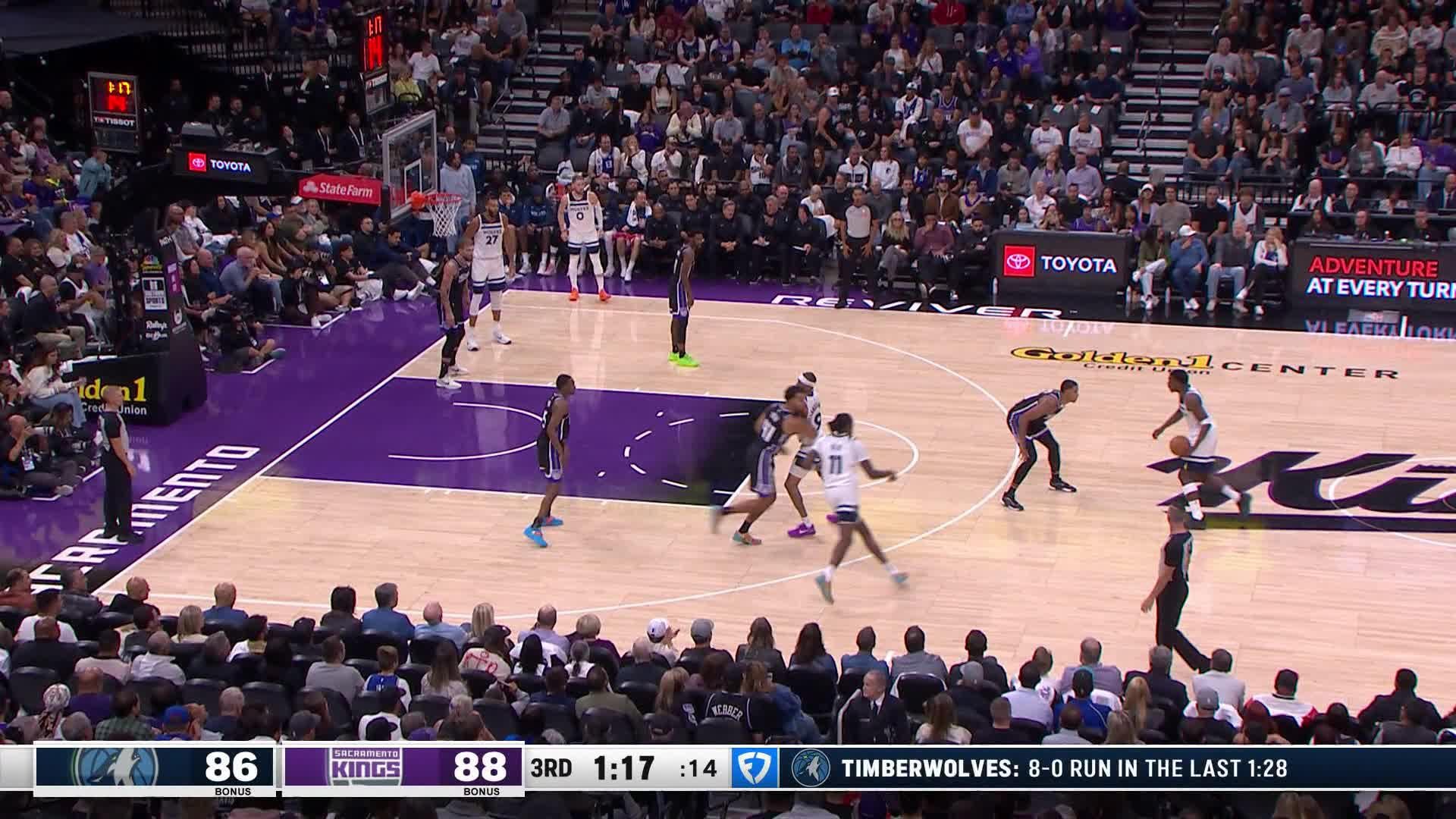 Minnesota Timberwolves vs Sacramento Kings Oct 24, 2024 Game Summary