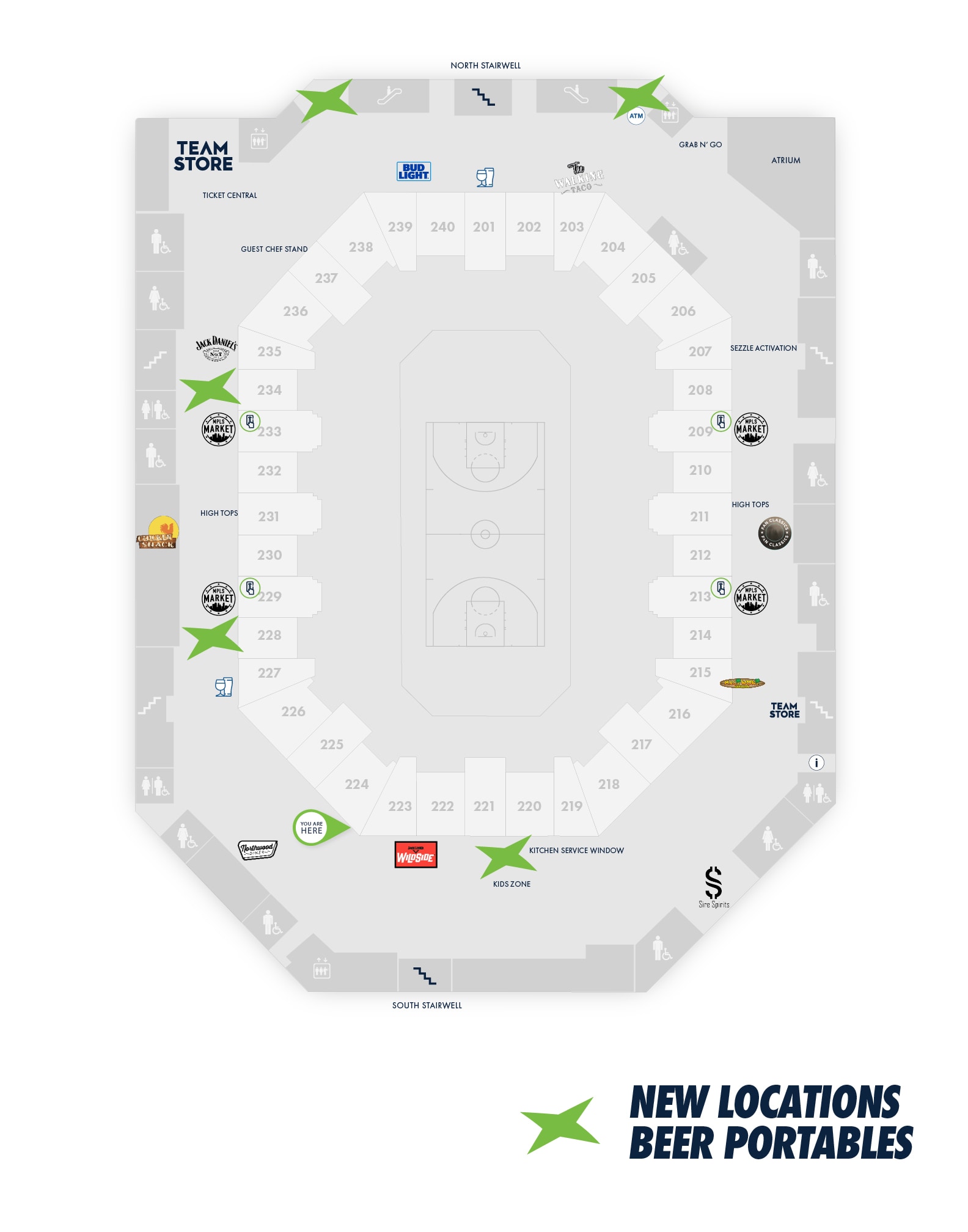 Timberwolves Target Center Seating Chart