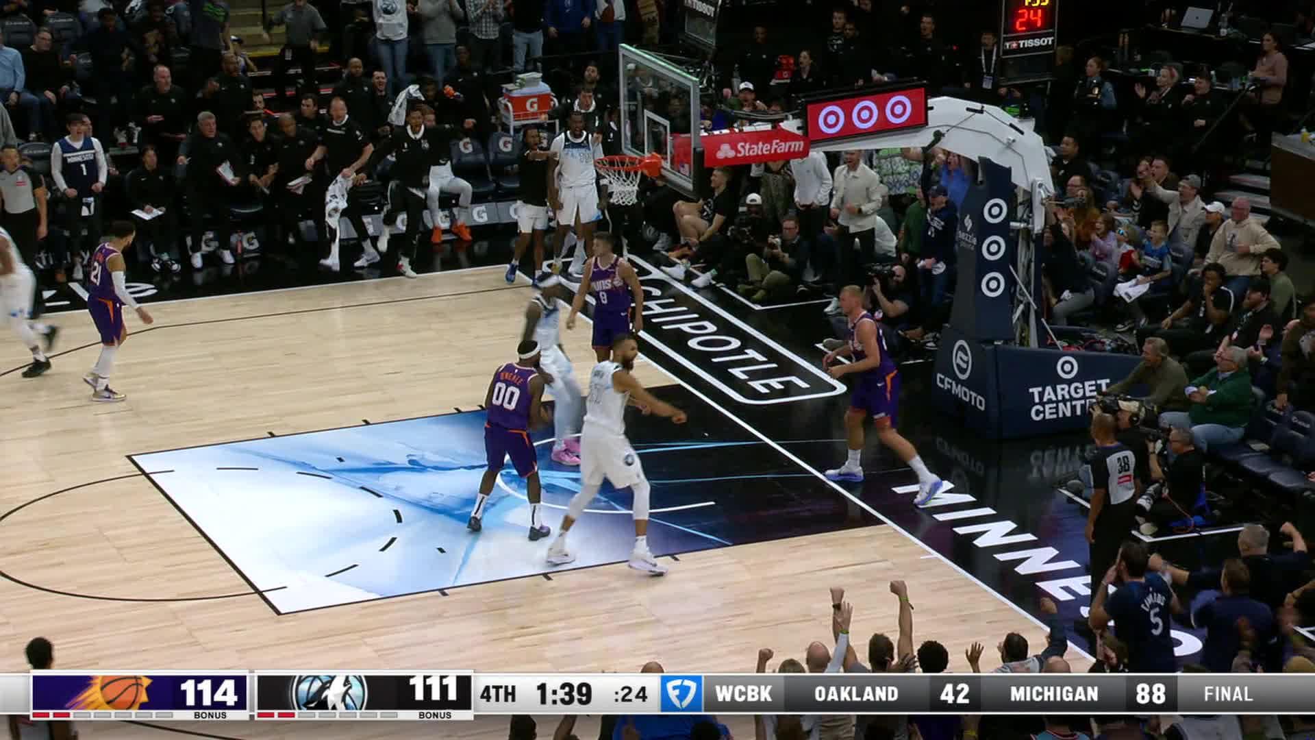 2-pointer by Jaden McDaniels