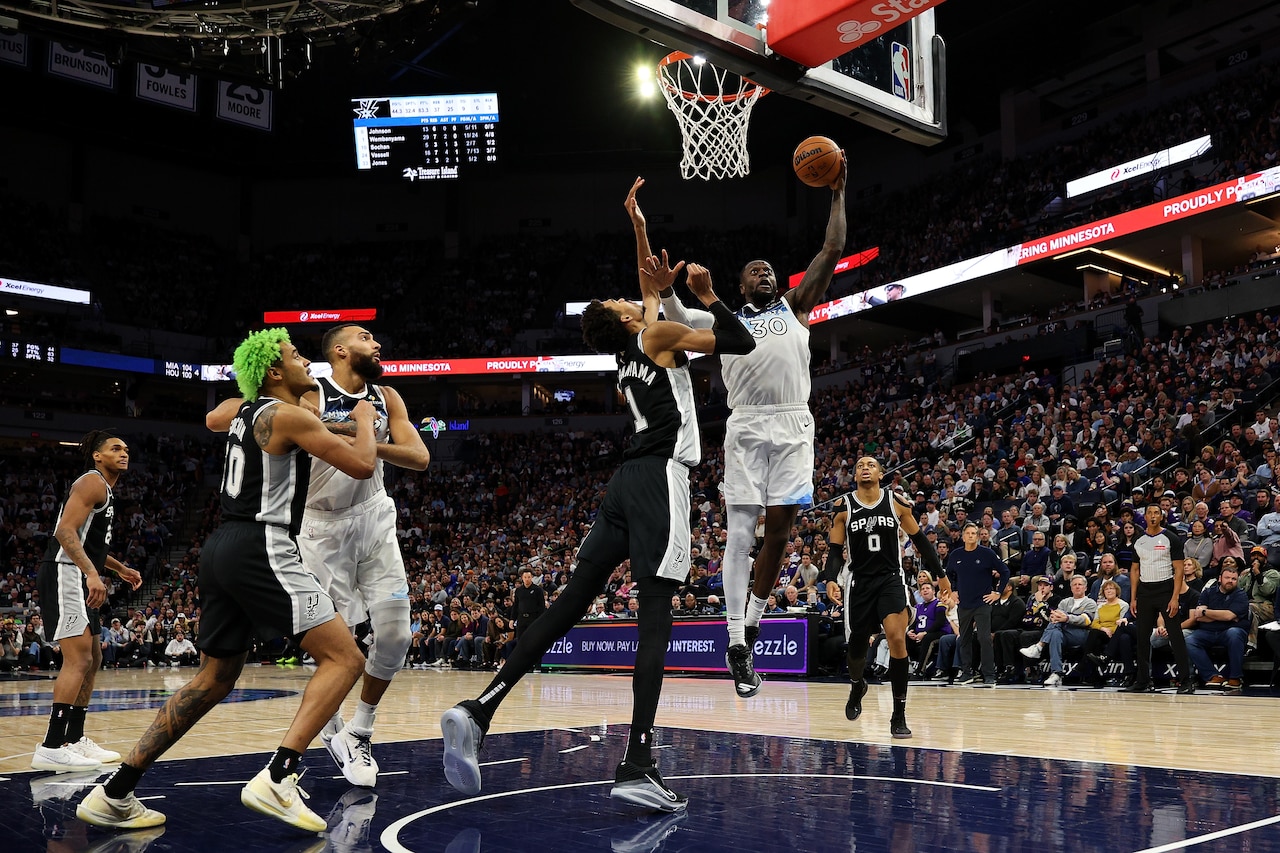 Wolves Pics: Wolves Take Down Spurs, 112-110 | 12.29.24 | Minnesota ...