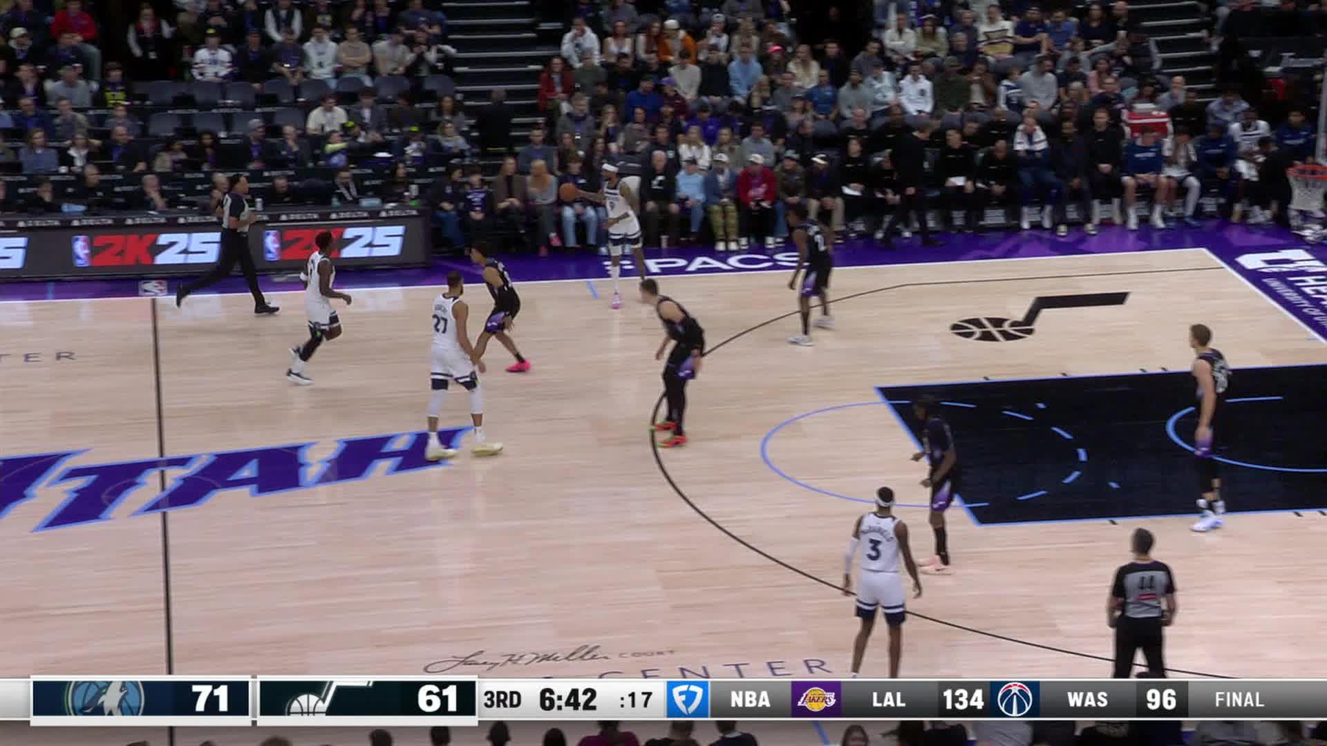 3-pointer by Anthony Edwards