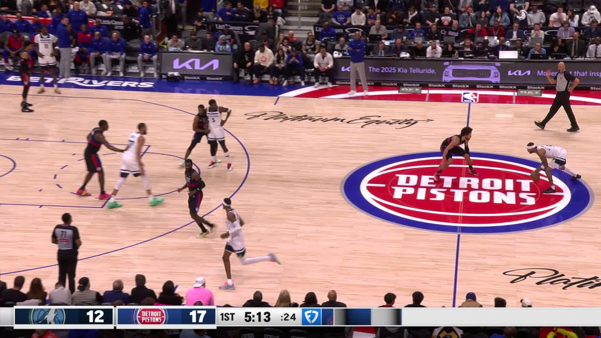 3-pointer by Anthony Edwards